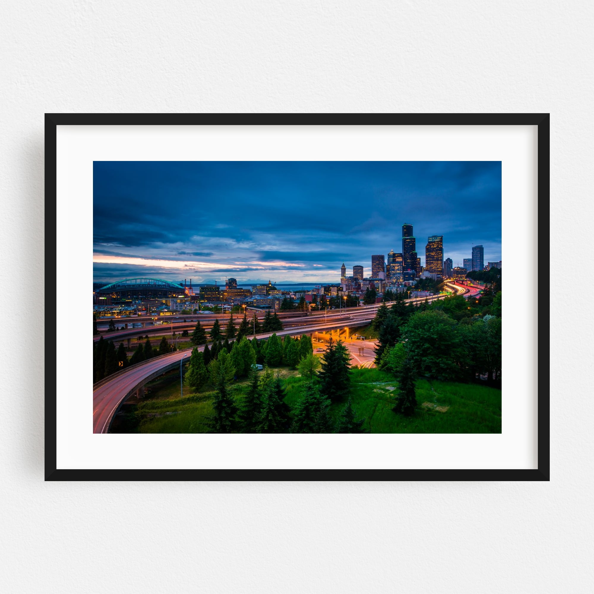 Seattle S Curve - Seattle Washington Photography Cityscape Skyline ...