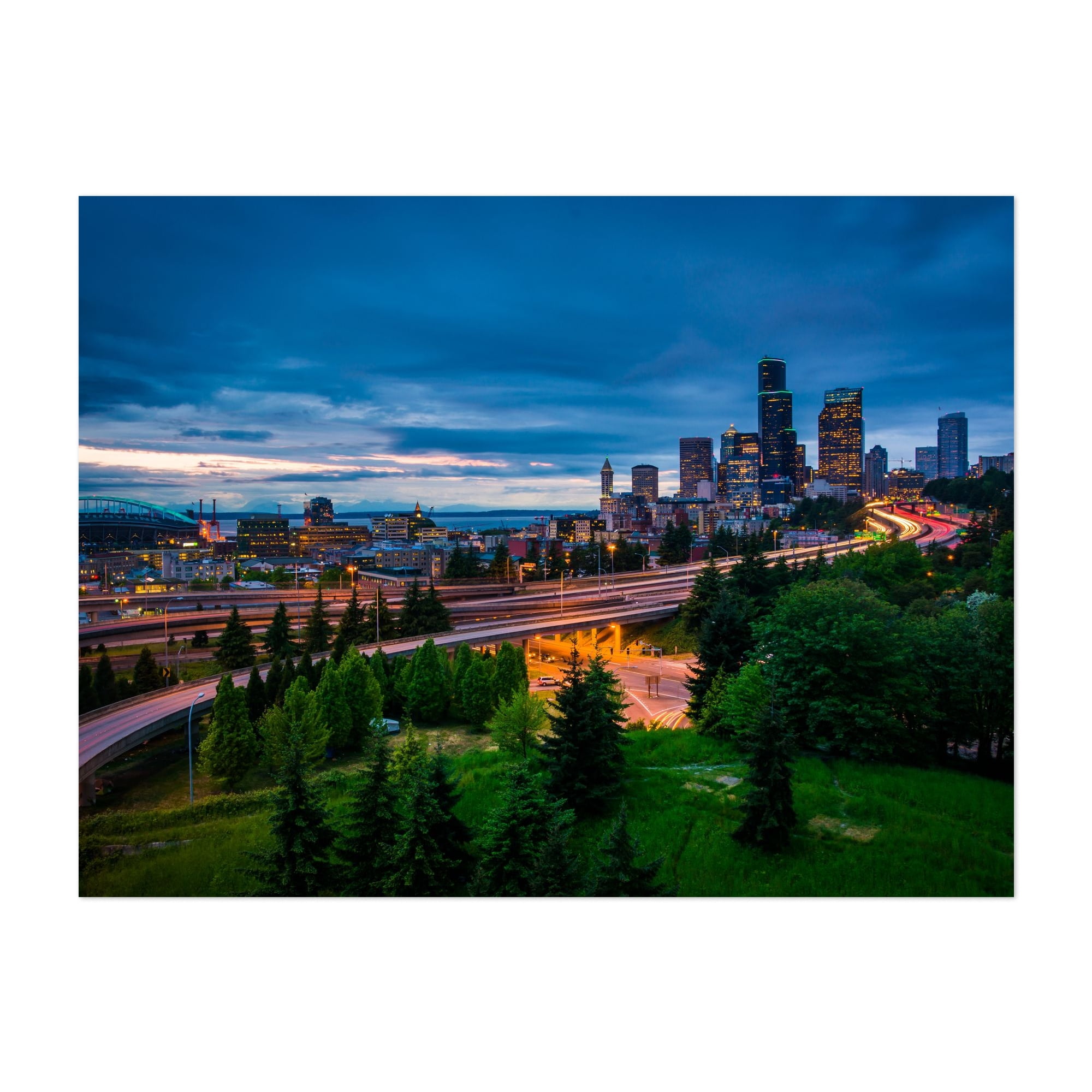 Seattle S Curve - Seattle Washington Photography Cityscape Skyline ...
