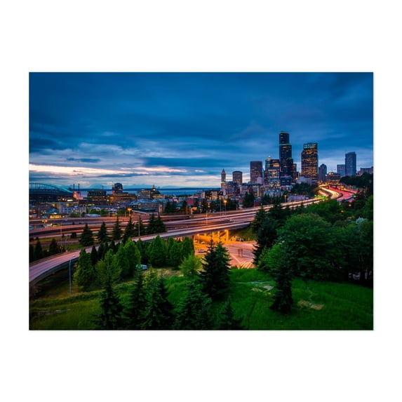 Seattle S Curve - Seattle Washington Photography Unframed Wall Art ...