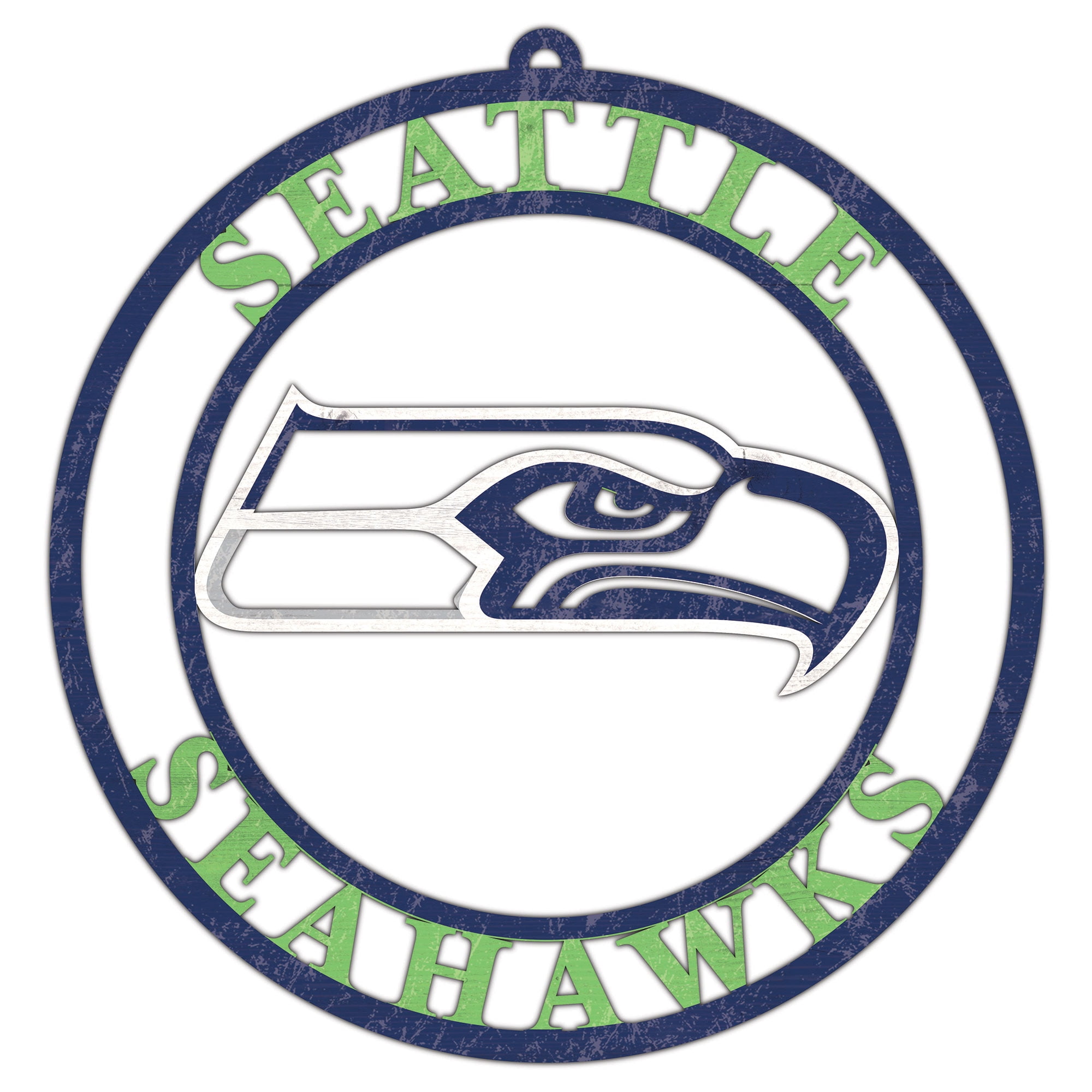 Seattle Seahawks 16'' Team Color Logo Cutout - Walmart.com