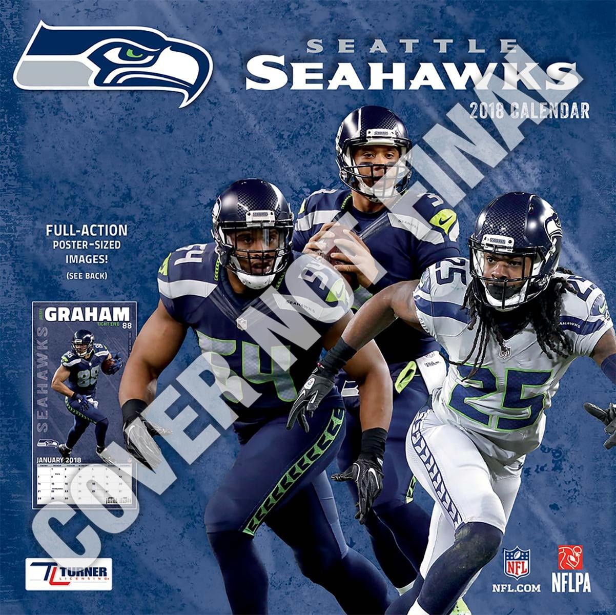 Seattle Seahawks 2019 12x12 Team Wall Calendar (Other) - Walmart.com