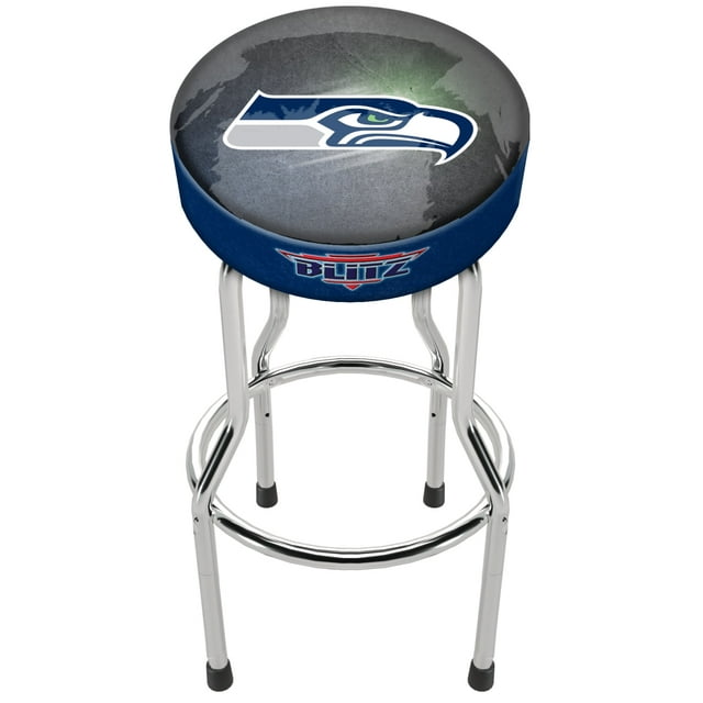 Seattle Seahawks Adjustable NFL Blitz Team Pub Stool, Arcade1Up ...