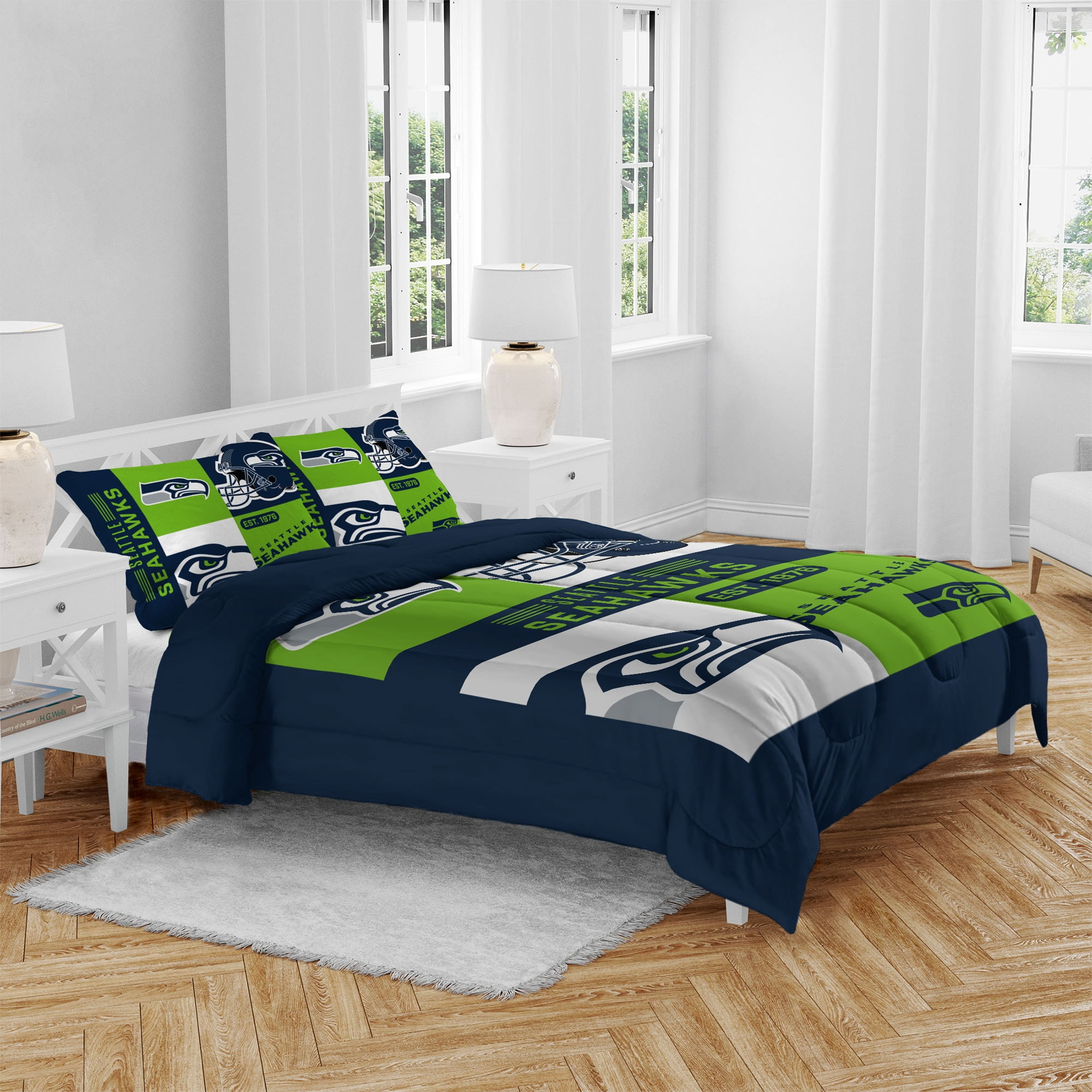 Pegasus Home Fashions NFL Seattle Seahawks Full/Queen Size Comforter ...