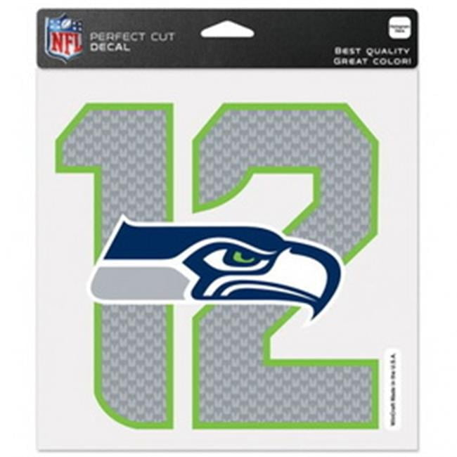 Seattle Seahawks Decal 8x8 Perfect Cut Color (12th Man) - Walmart.com