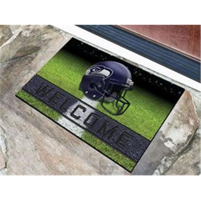 Seattle Seahawks Door Mat 18x30 Welcome Crumb Rubber - Special Order ...