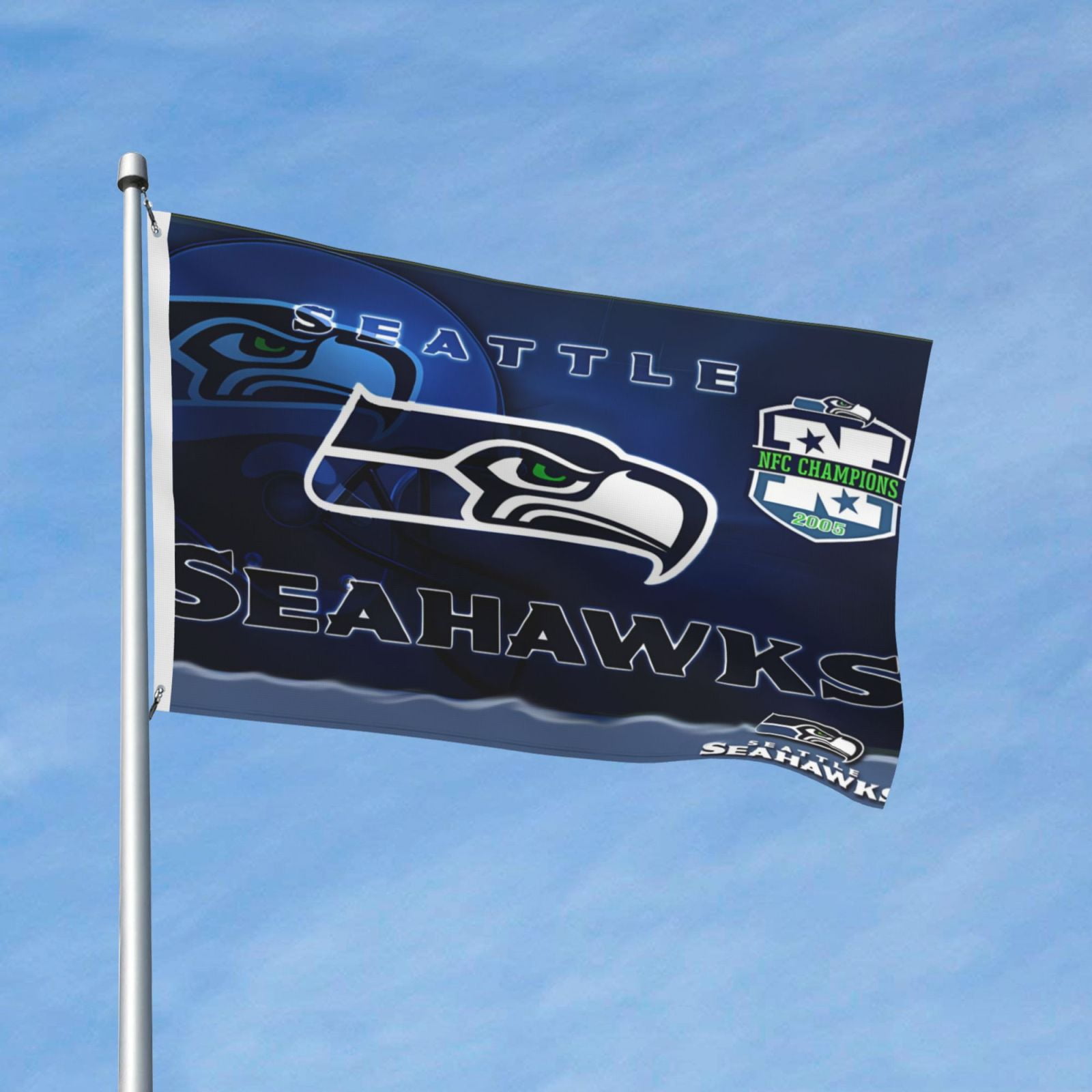 Seattle Double Sided Outdoor Decorative Flag Support Flag Personalized ...