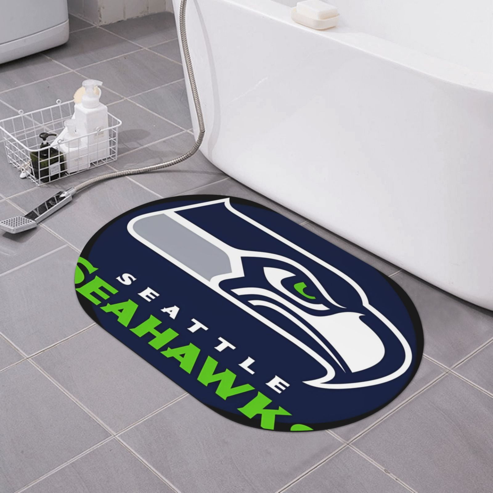 Seattle_Seahawks Football Team Logo Diatomaceous Mat,Water absorbing ...