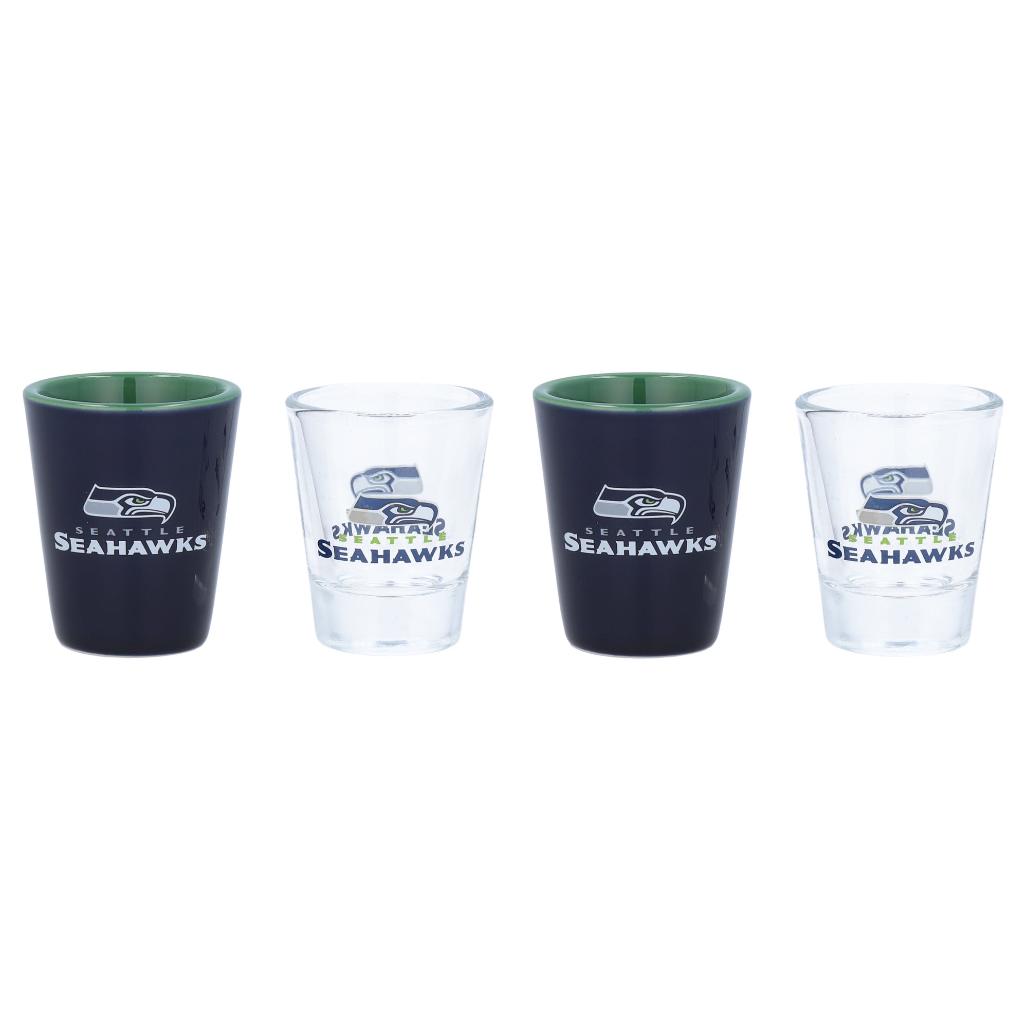 Seattle Seahawks Four-Pack Shot Glass Set - Walmart.com