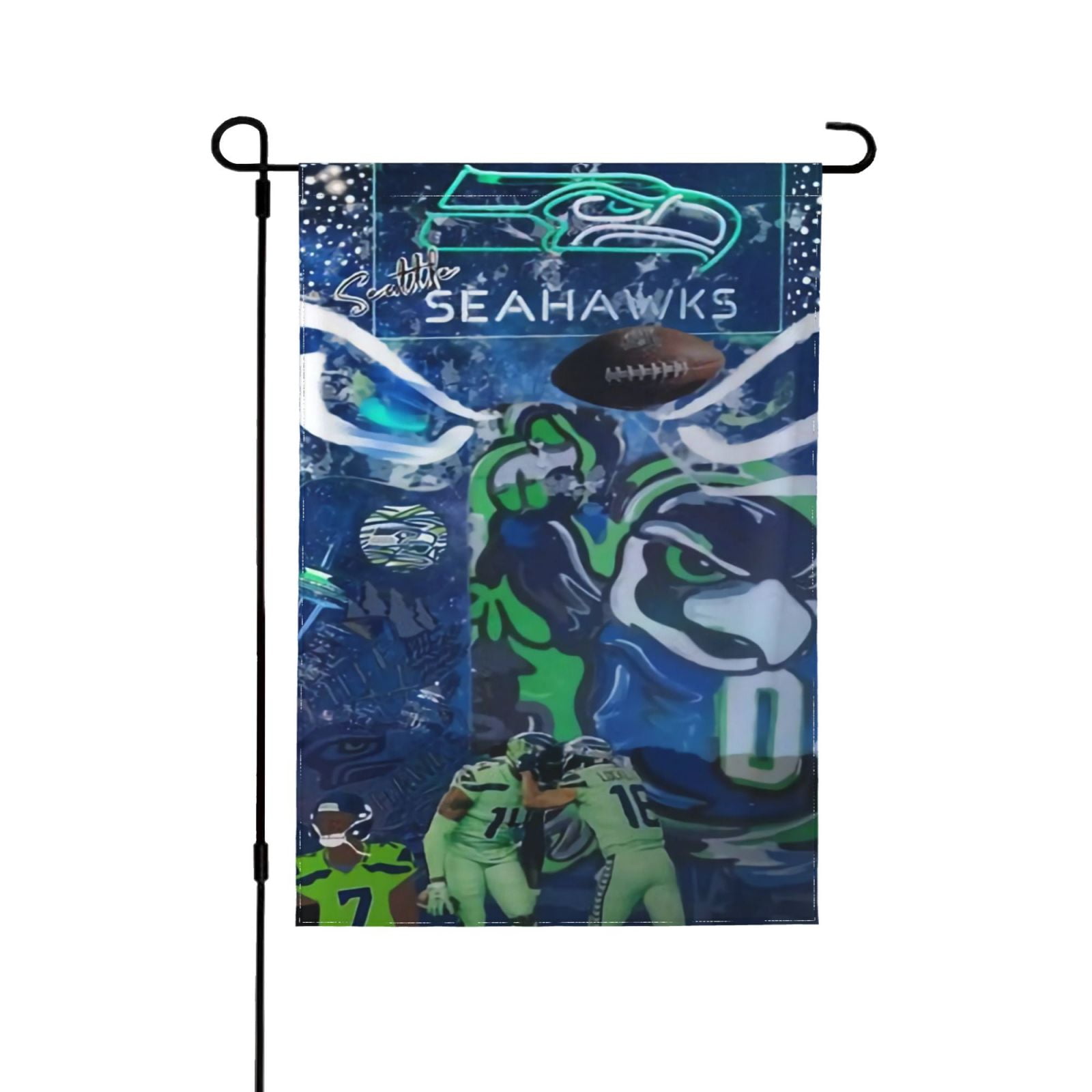 Seahawks Garden Flag Double Sided Flag Banner Indoor Outdoor Decoration ...