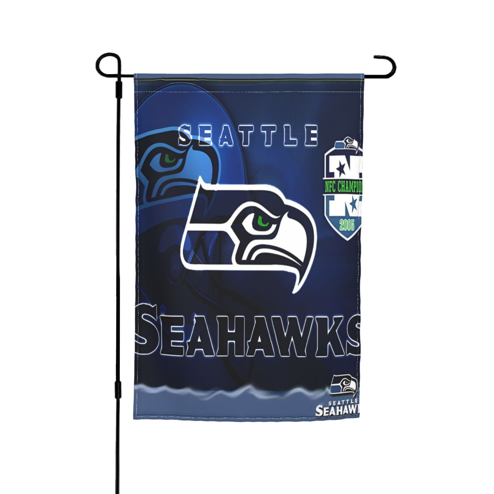 Seahawks Indoor and Outdoor Decoration Banner Double Sided Garden Flag ...