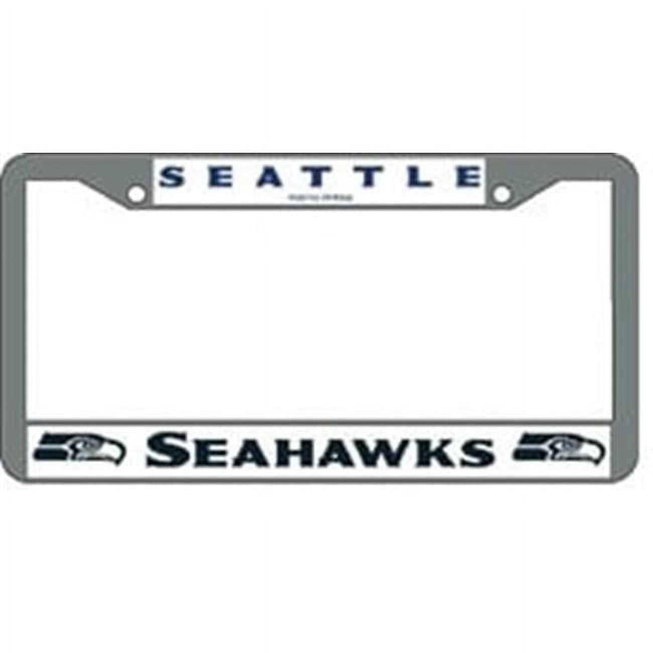 Seattle Seahawks License Plate Frame Chrome - Walmart.com