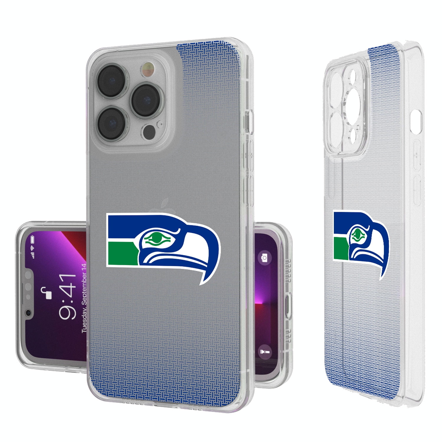 Seattle Seahawks Linen Logo iPhone Clear Case - Walmart.com