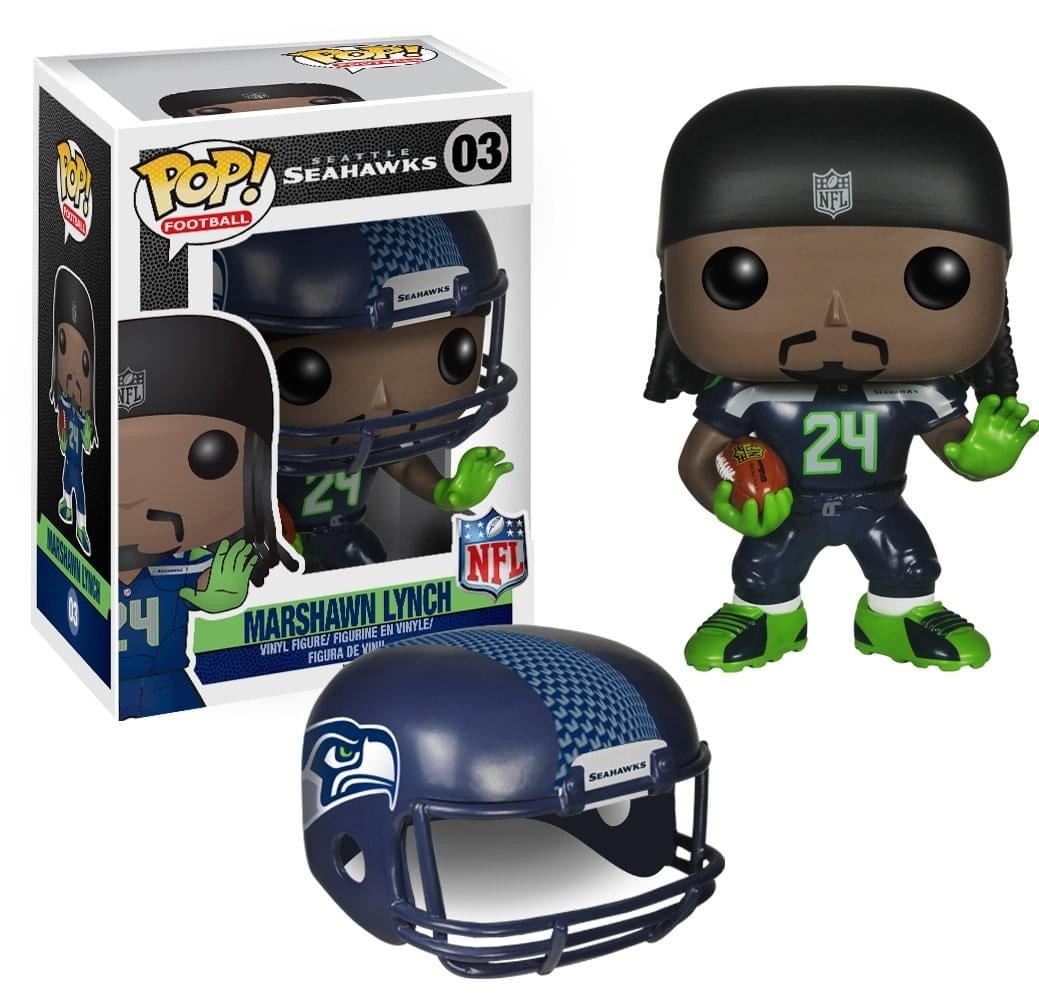 Seattle Seahawks NFL Funko POP Vinyl Figure: Marshawn Lynch - Walmart.com