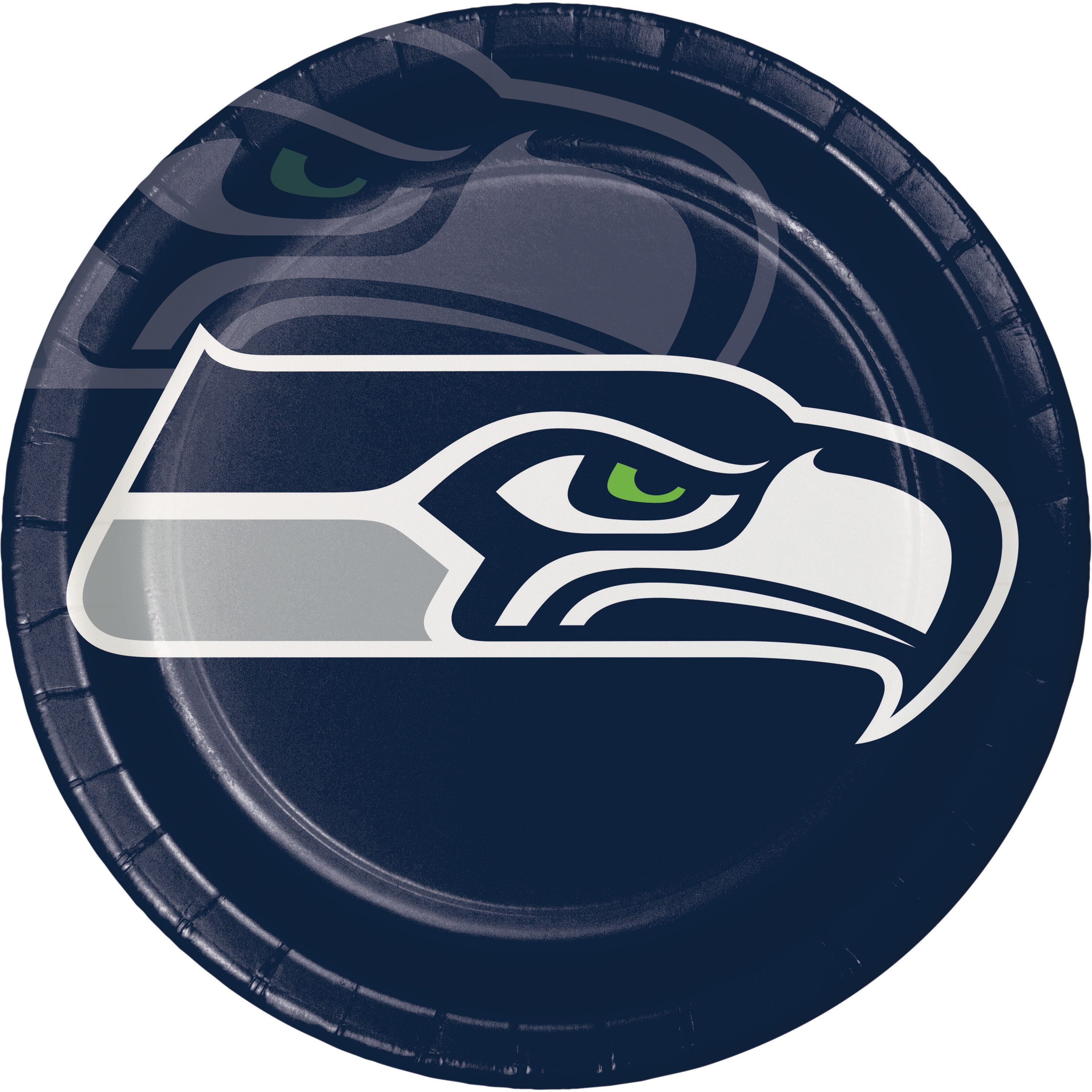 Seattle Seahawks Round Paper Plates 9 - NFL Party Supplies - Walmart.com