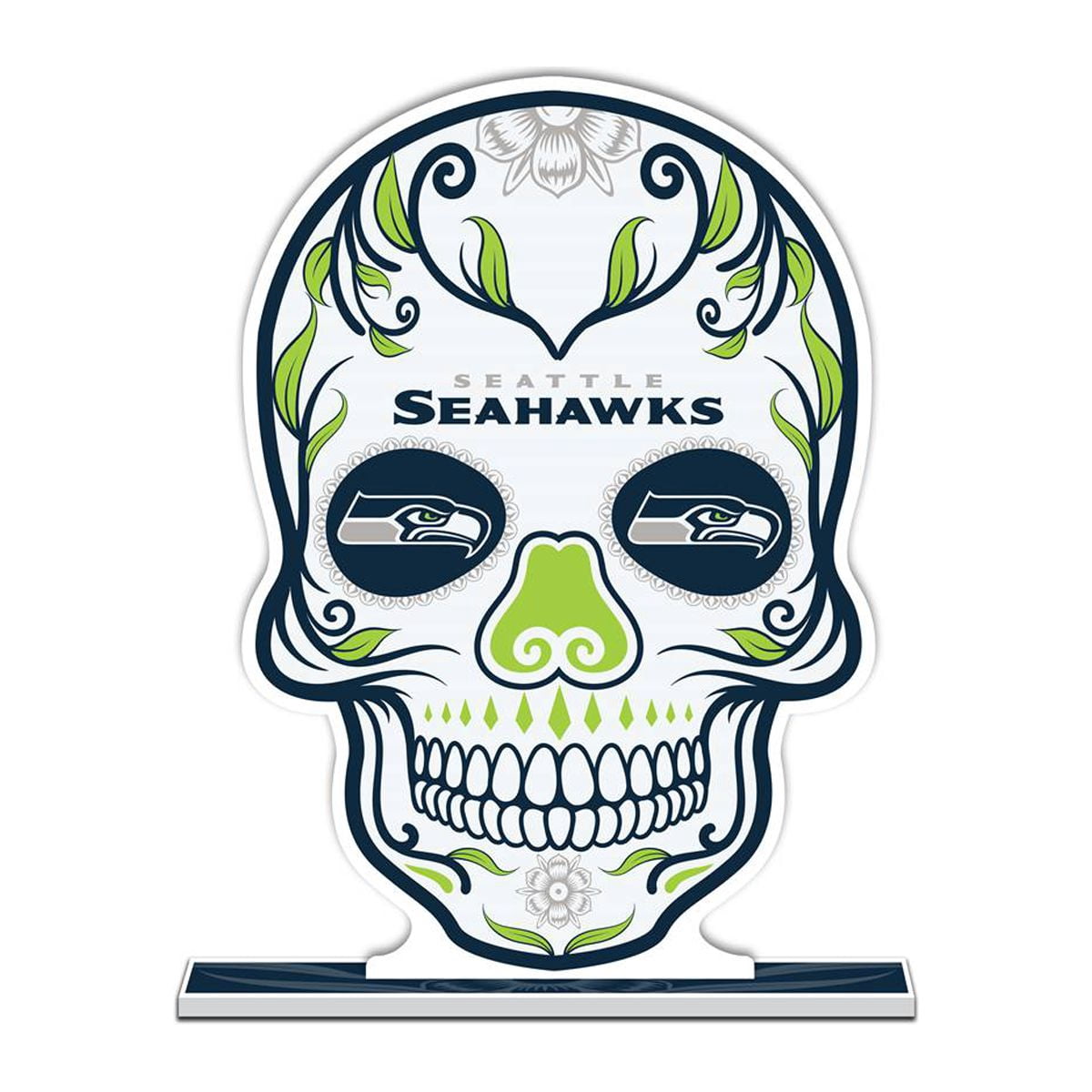 Seattle Seahawks Sugar Skull Standee - Walmart.com