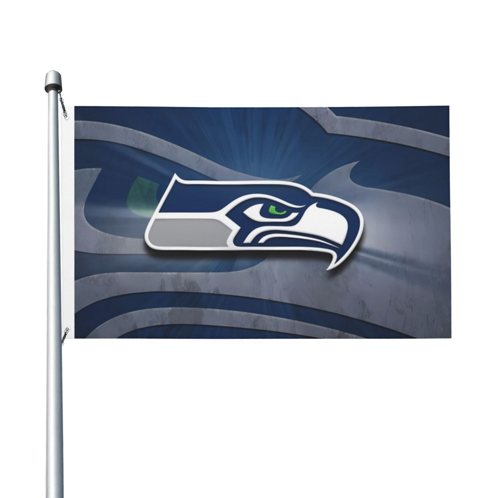 Seahawks Football Team Double Sided Support Flag Outdoor Decorative ...