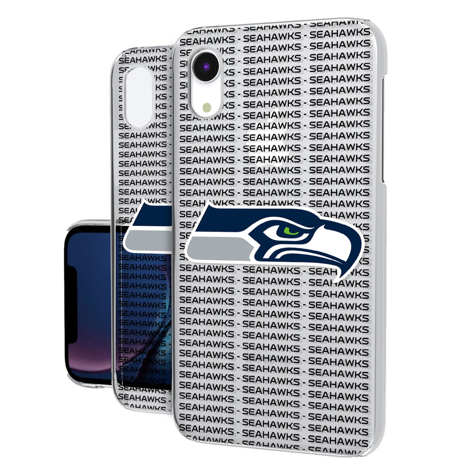 Seattle Seahawks iPhone Clear Text Backdrop Design Case - Walmart.com