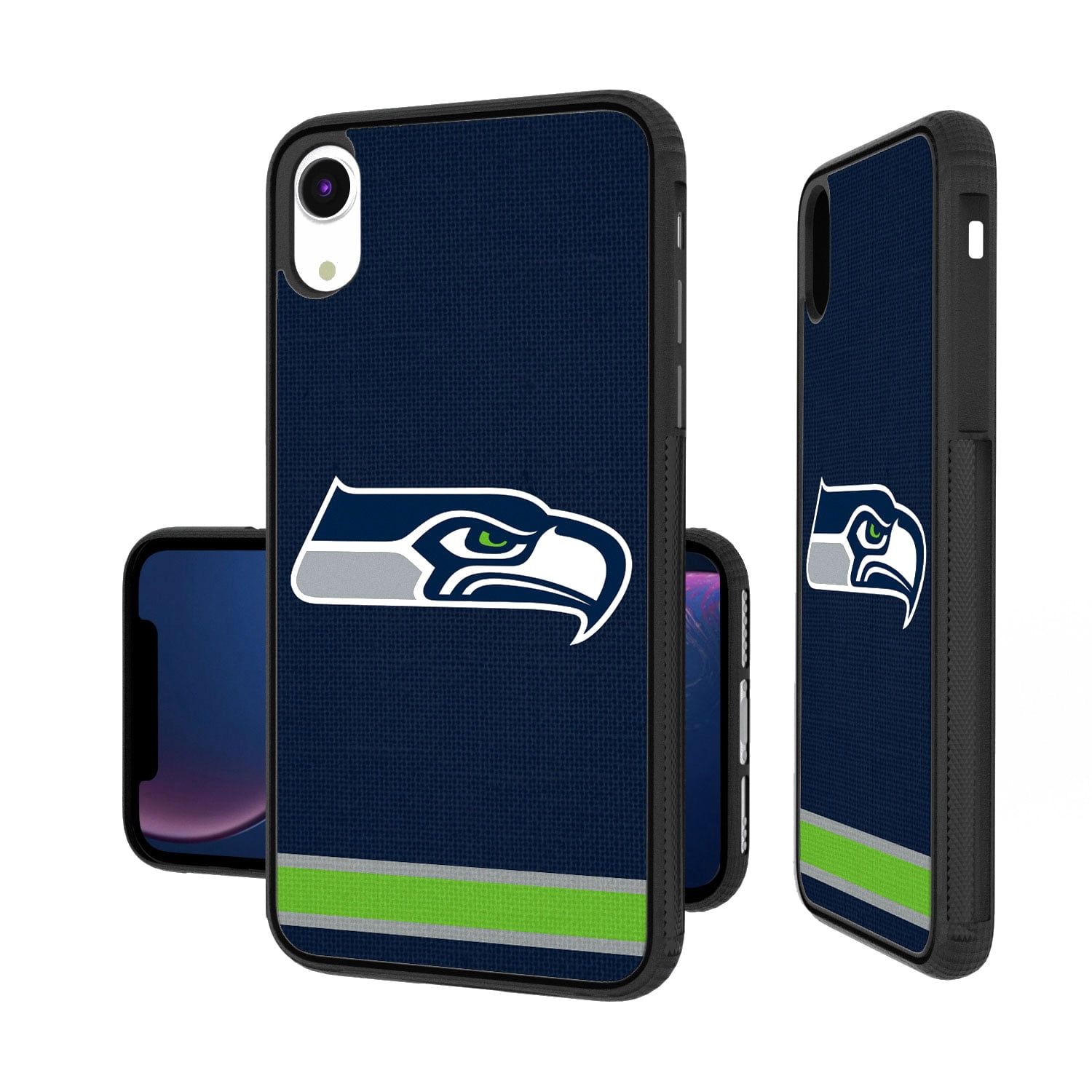 Seattle Seahawks iPhone Stripe Design Bump Case - Walmart.com