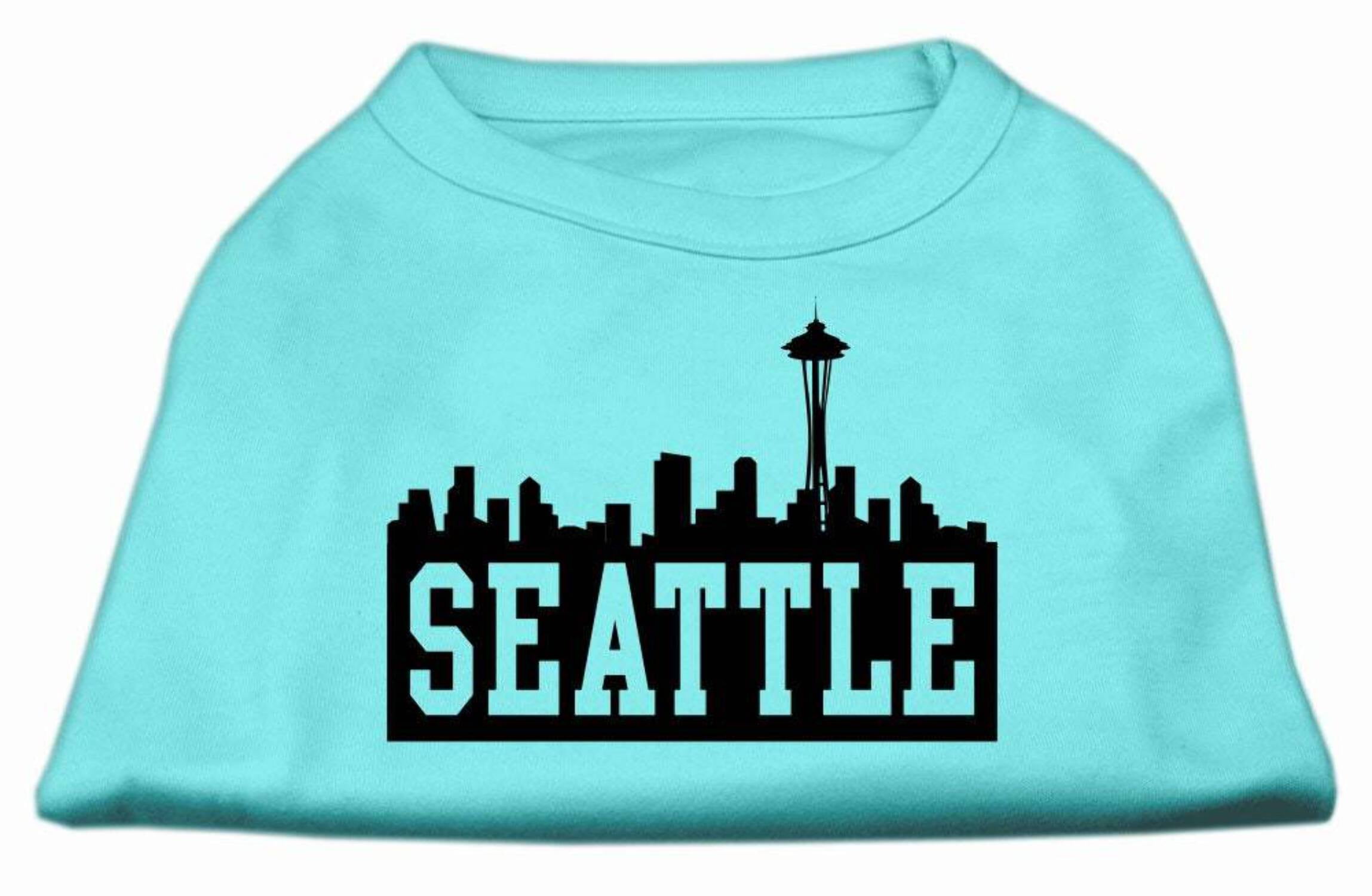 Pet Dog Cat Shirt Screen Printed, "Seattle Skyline" - Walmart.com