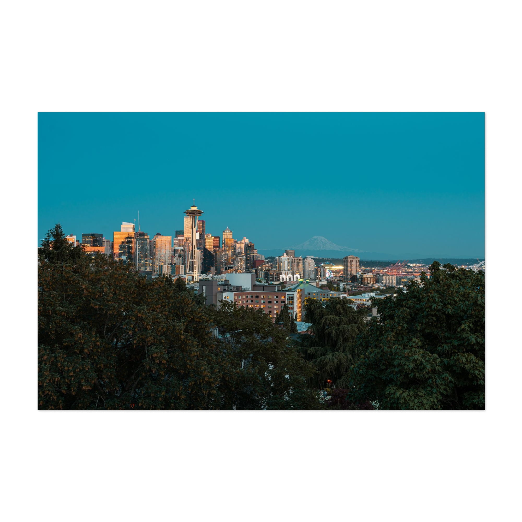 Seattle Skyline - Seattle Washington Photography Cityscape Skyline ...