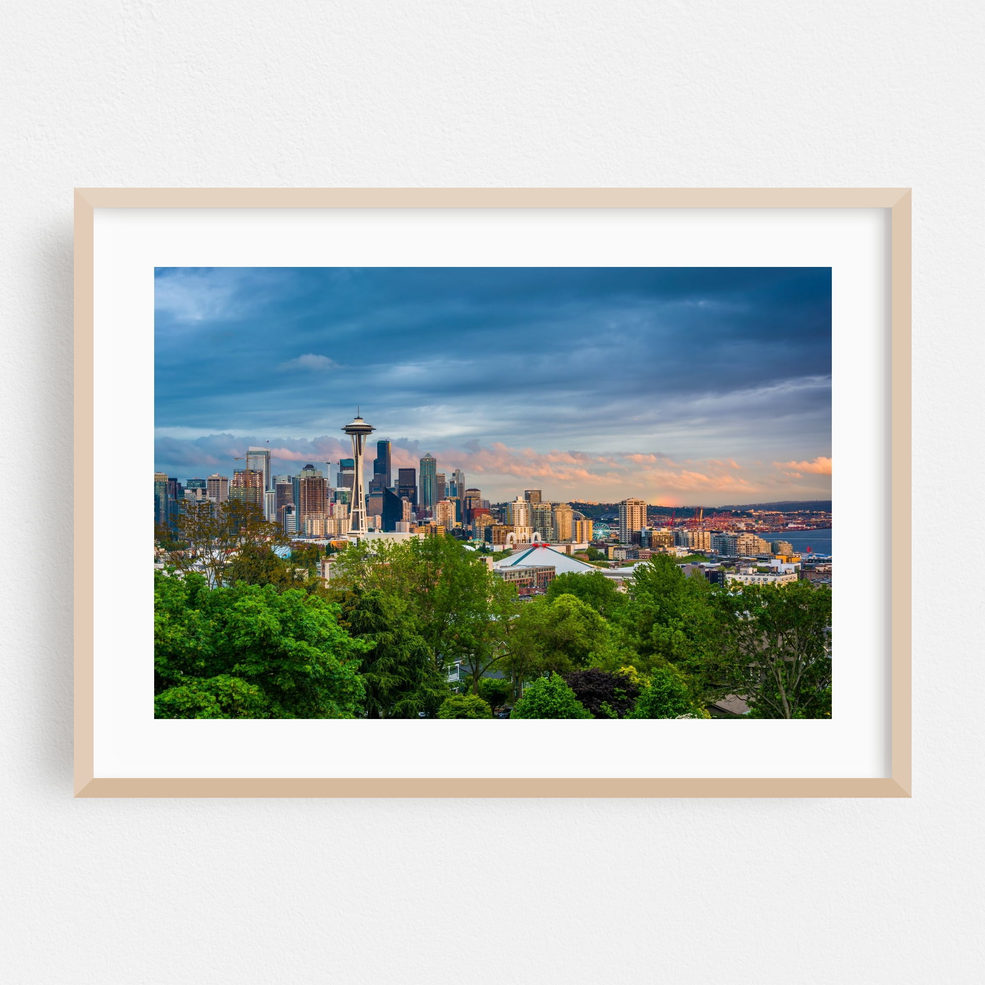 Seattle Skyline from Kerry Park 02 - Seattle Washington Photography Oak ...