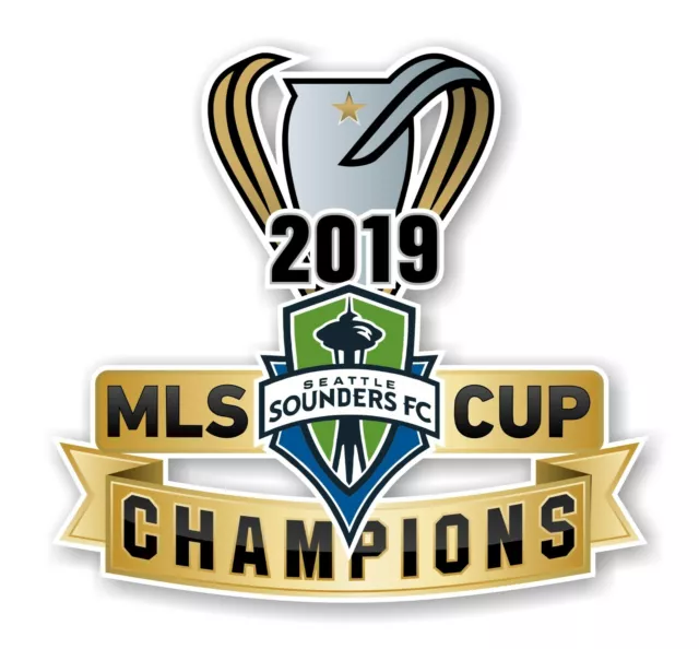 Seattle Sounders 2019 Mls Champions Sticker Phone Decal Water Bottle ...