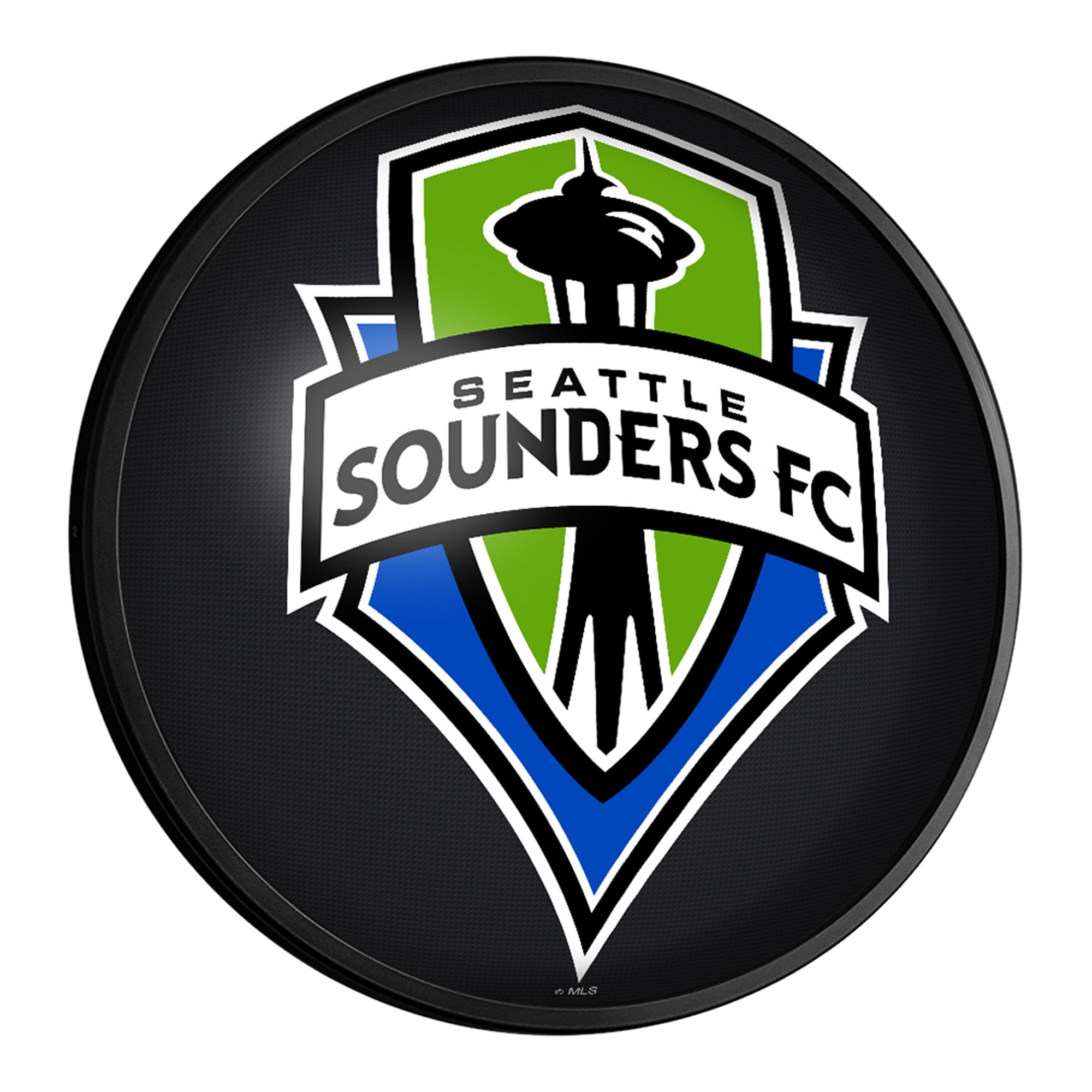 Seattle Sounders FC 18'' Round Slimline Illuminated Wall Sign - Walmart.com