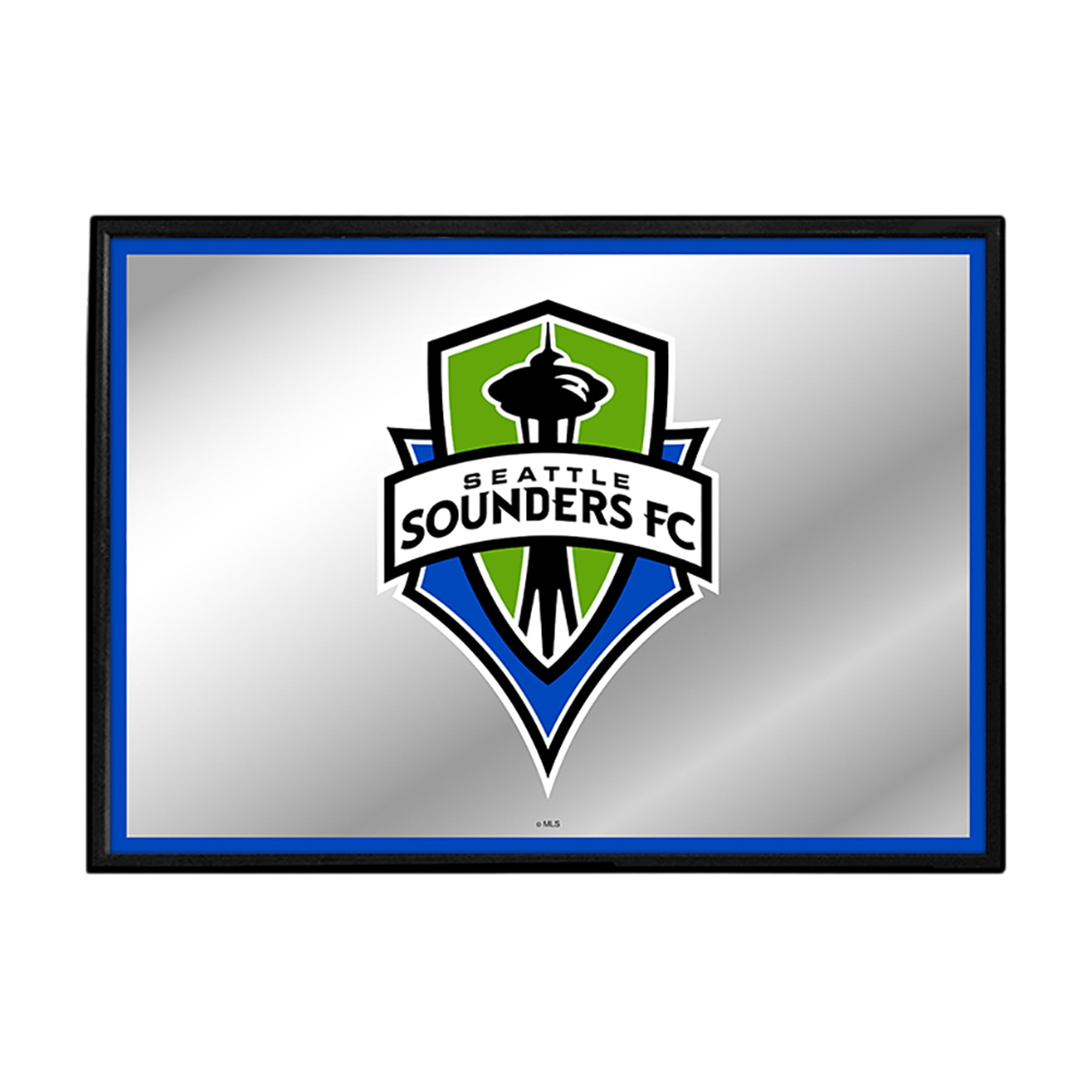 Seattle Sounders FC 27" x 19" Framed Mirrored Wall Sign - Walmart.com