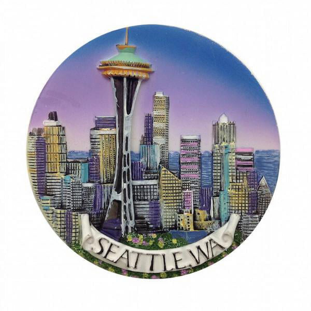 Seattle Souvenir Seattle Skyline Magnet - Walmart.com