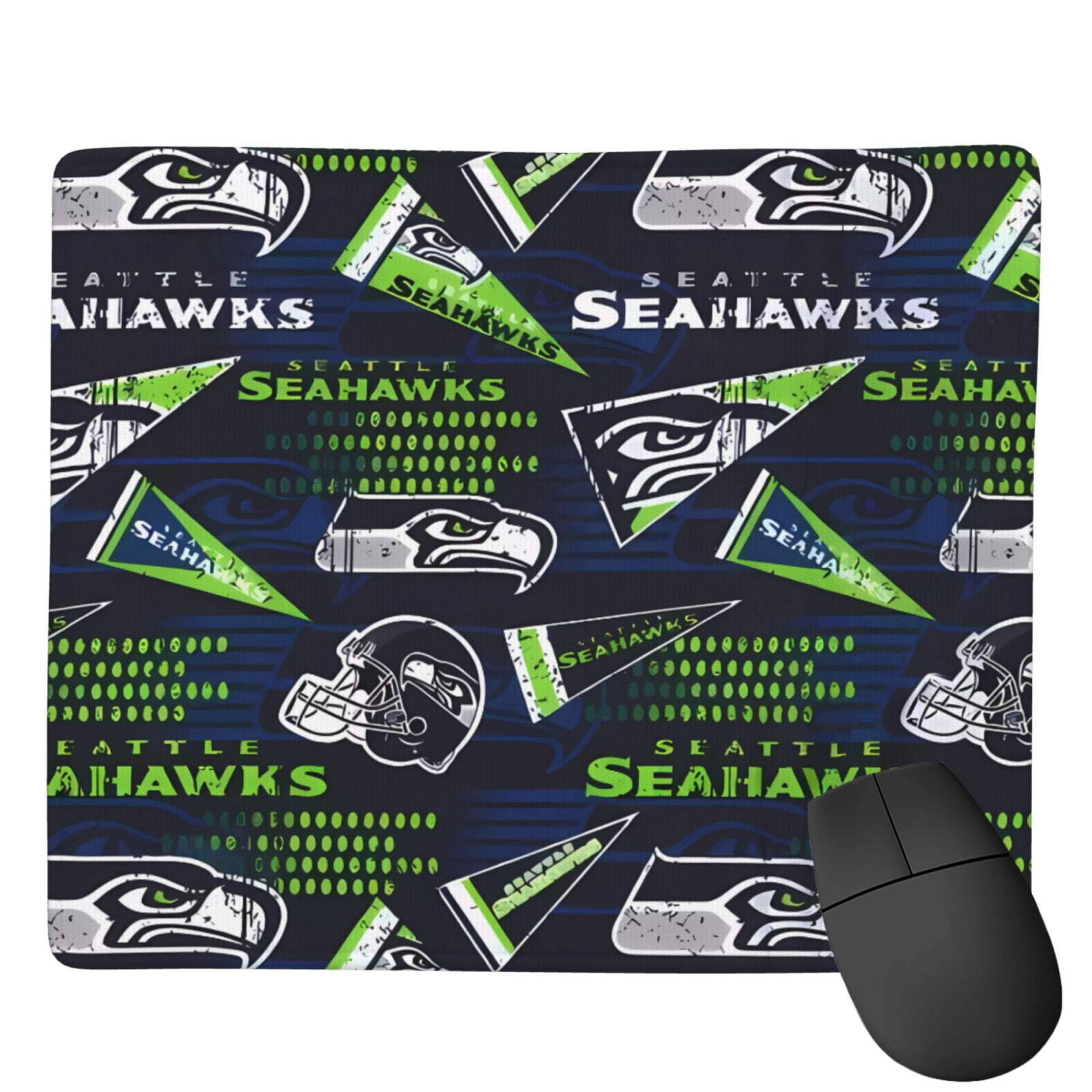 Seattle Team Anti-Slip Rubber Mouse Pad 7x9in Precision Lock Edge Mouse ...