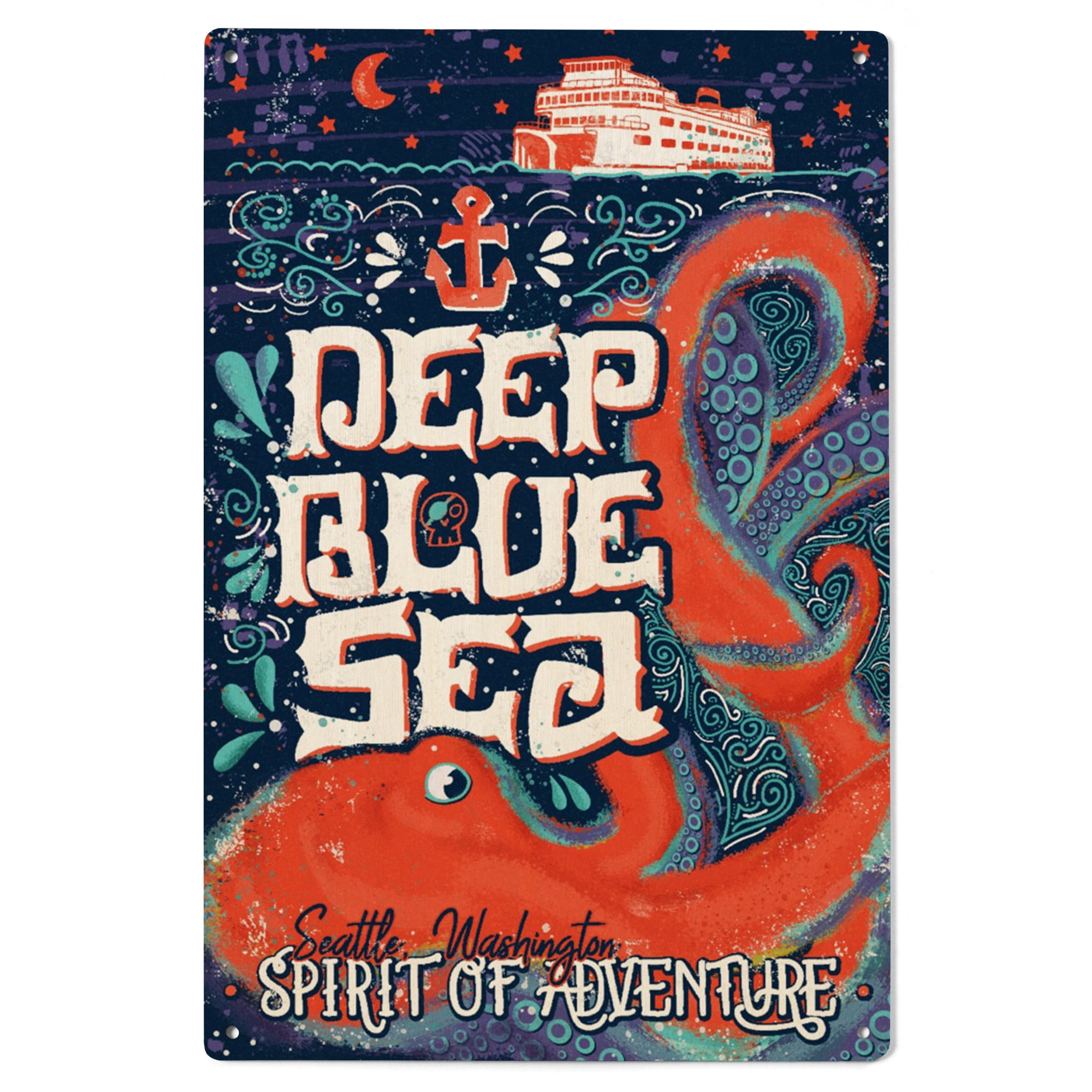 Seattle, Washington, Giant Octopus, Deep Blue Sea, Spirit Of Adventure ...