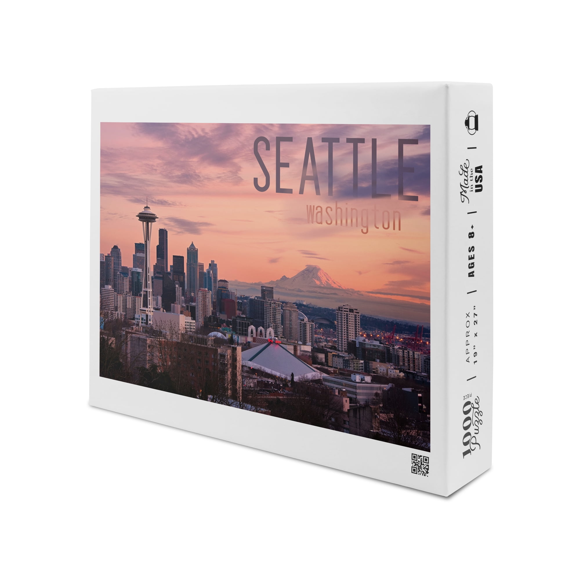 Seattle, Washington, Skyline at Twilight (1000 Piece Puzzle, Size 19x27 ...