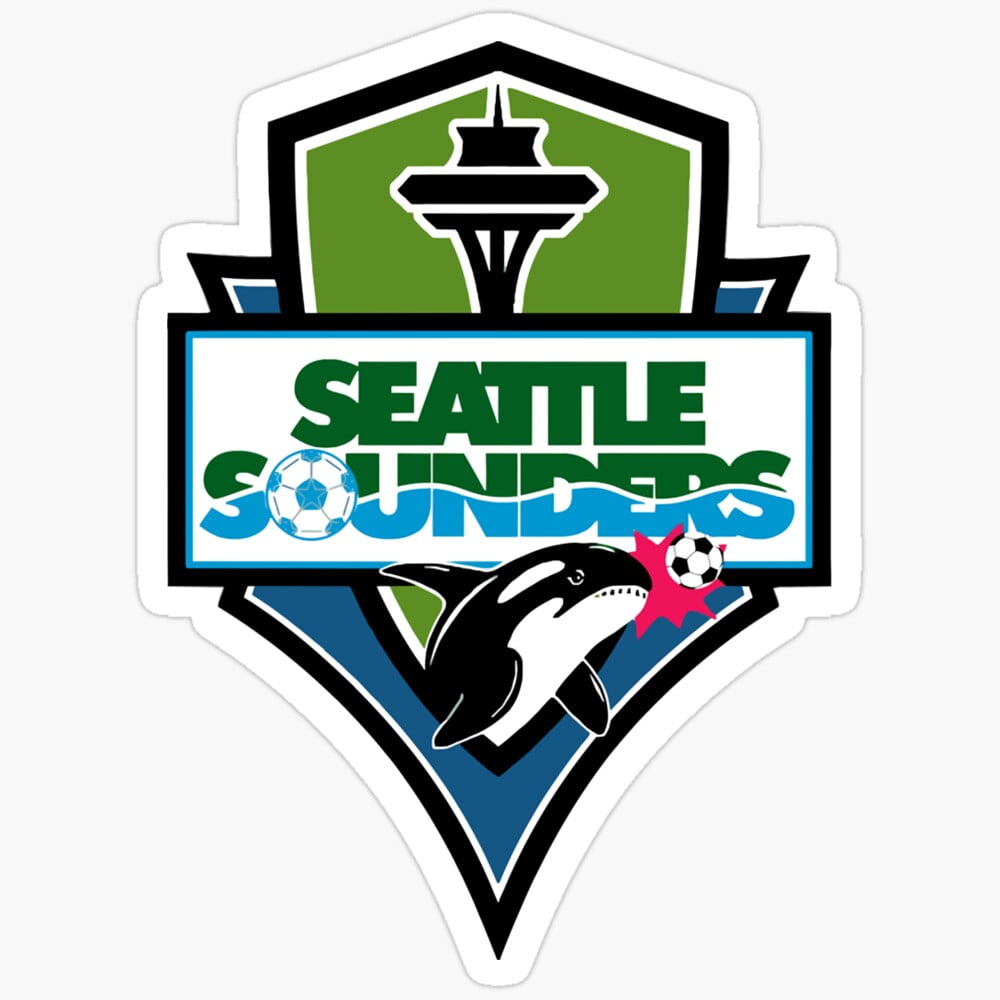 Seattle Whale Fighter Classic Sticker Phone Decal Water Bottle Stickers ...