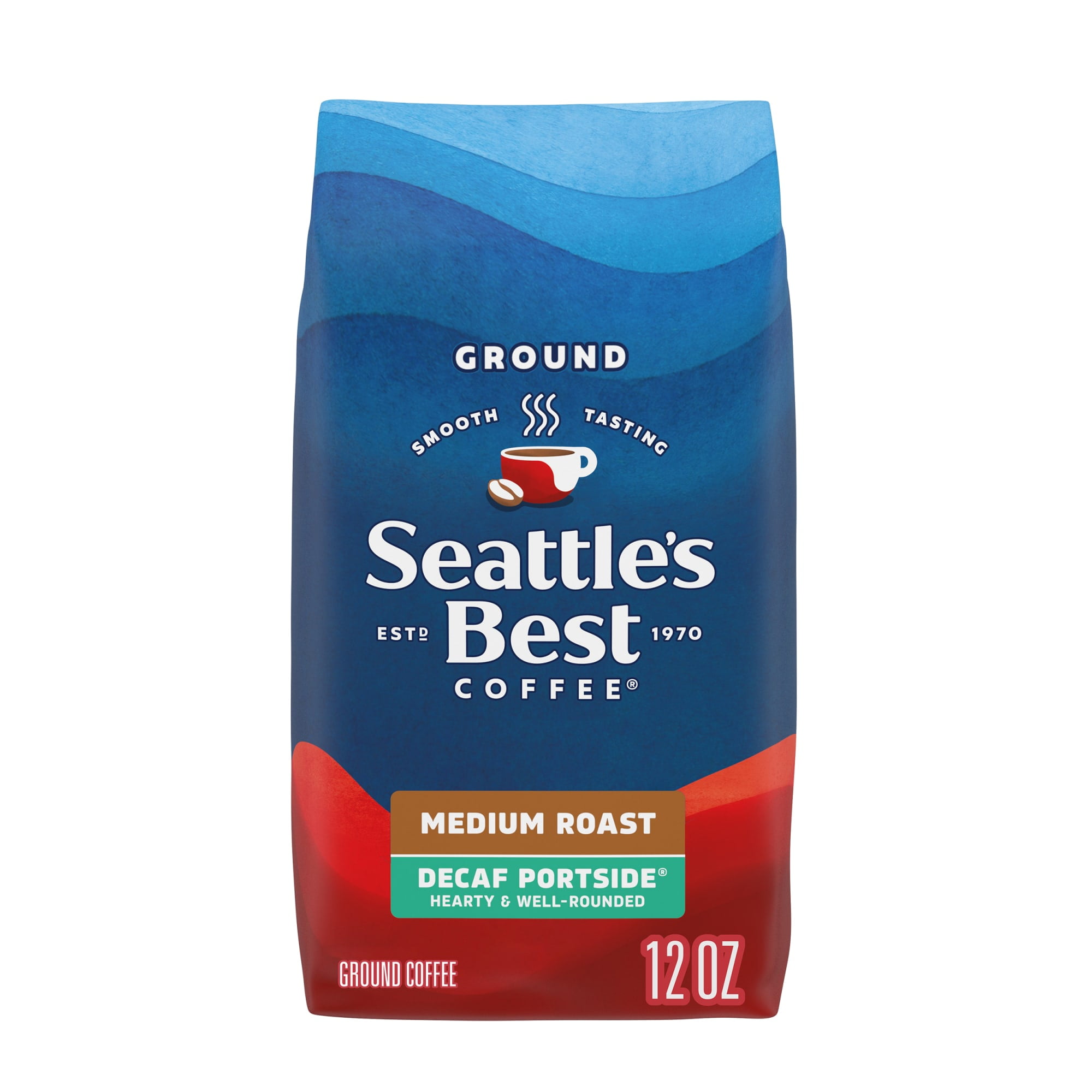 Seattle's Best Coffee, 100% Arabica, Decaf Portside Blend, Ground ...