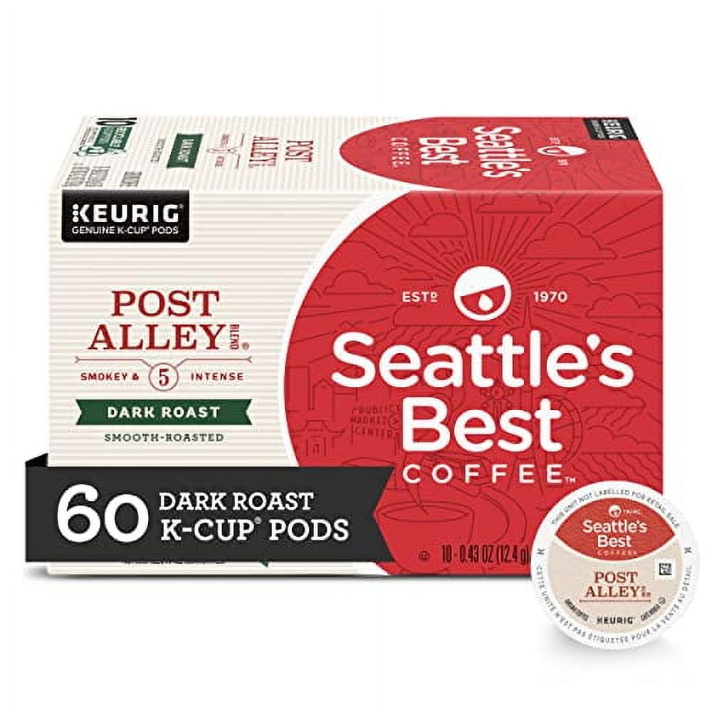 Seattle's Best Coffee Post Alley Blend Dark Roast K-Cup Pods | 6 boxes ...