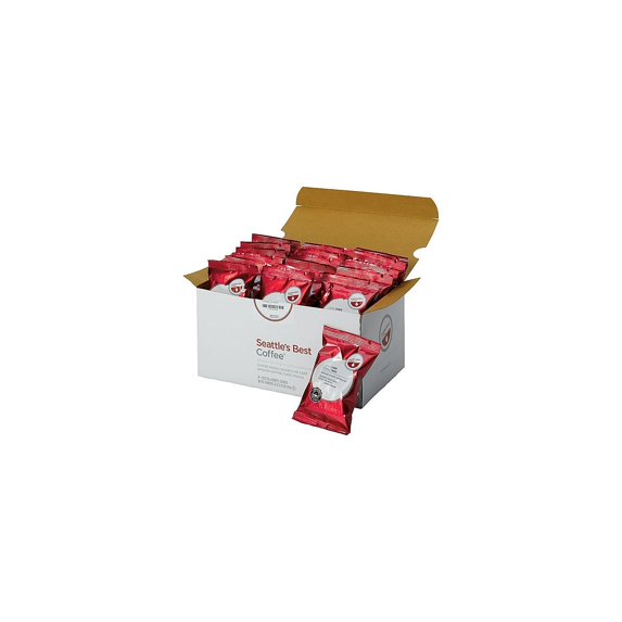 Seattle's Best Premeasured Coffee Packs, Signature-Level 3, 2 oz Packet ...