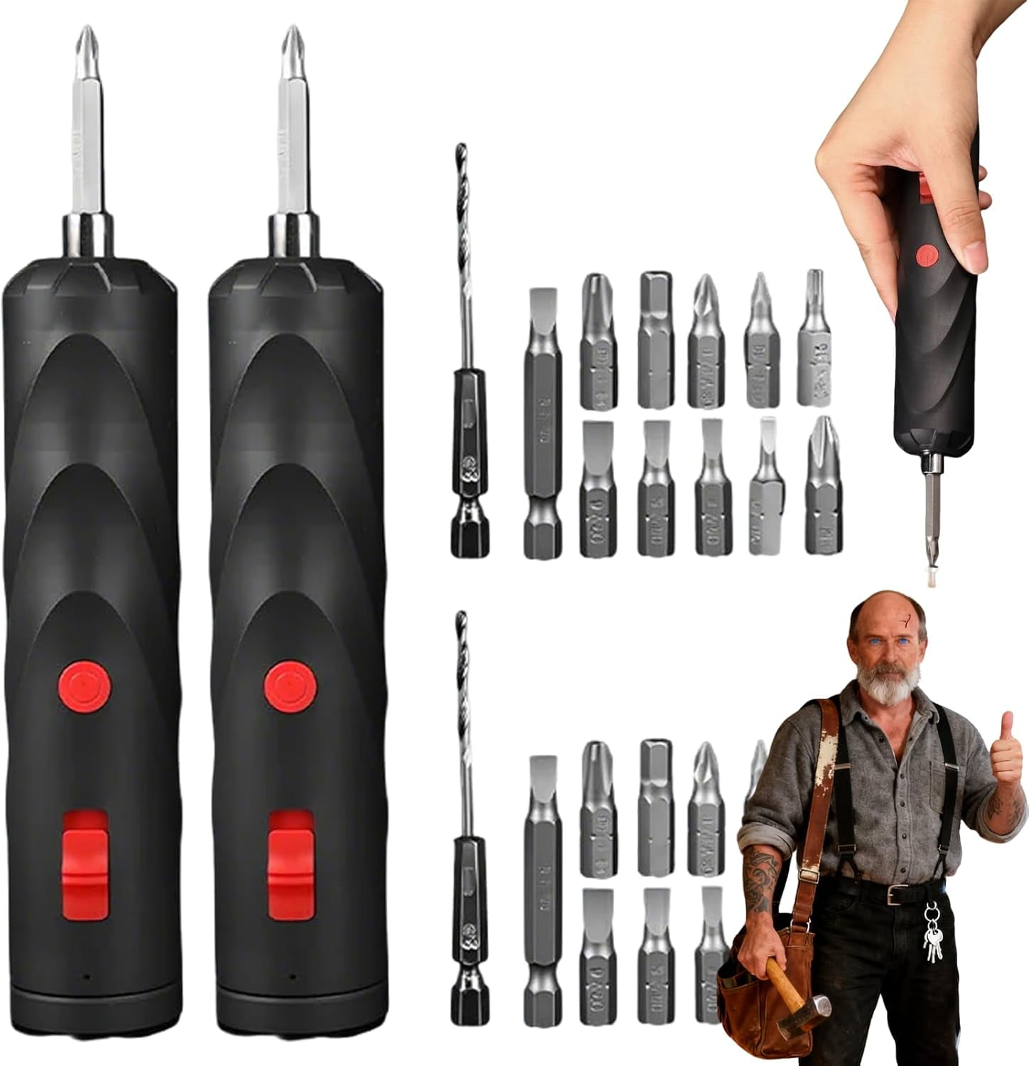 Seattleget/Accompanyk Cordless Electric Screwdriver, Mini Power ...