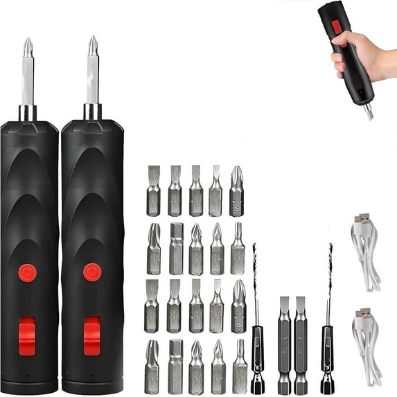 Seattleget Cordless Electric Screwdriver, Rechargeable Portable ...
