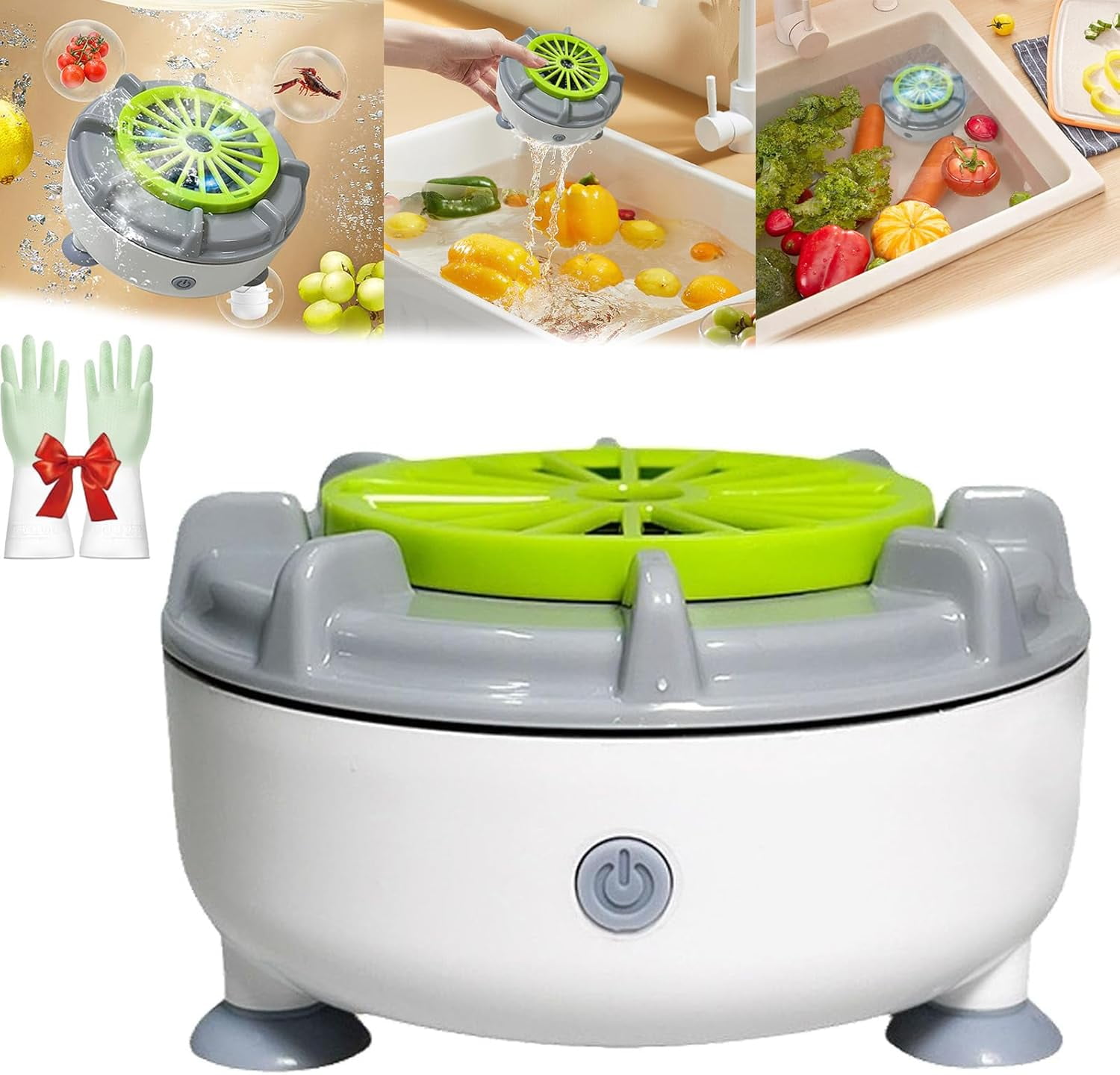Seattleget Efficient Portable Fruit and Vegetable Washers, Portable ...