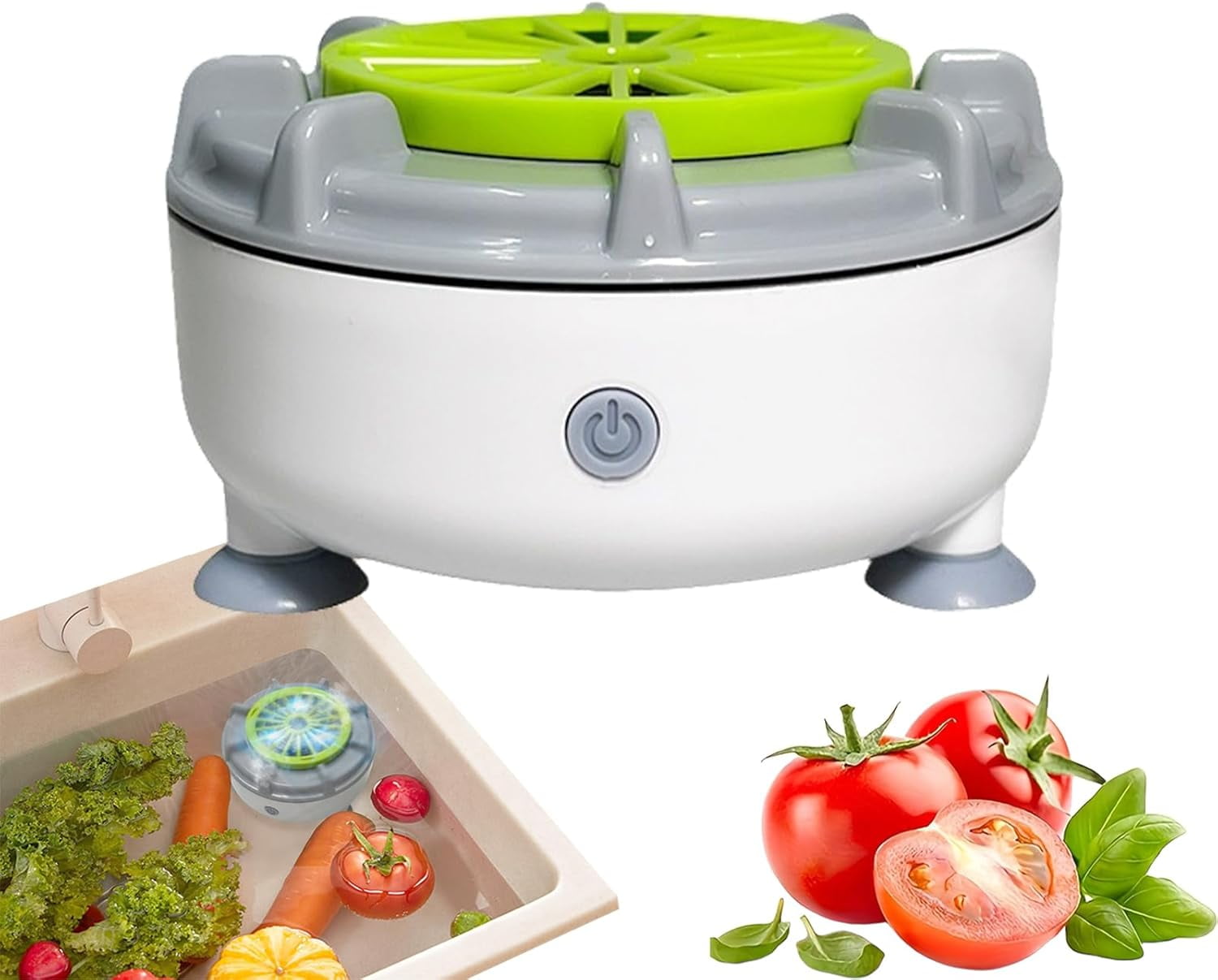Seattleget Efficient Portable Fruit and Vegetable Washers, Ultrasonic ...