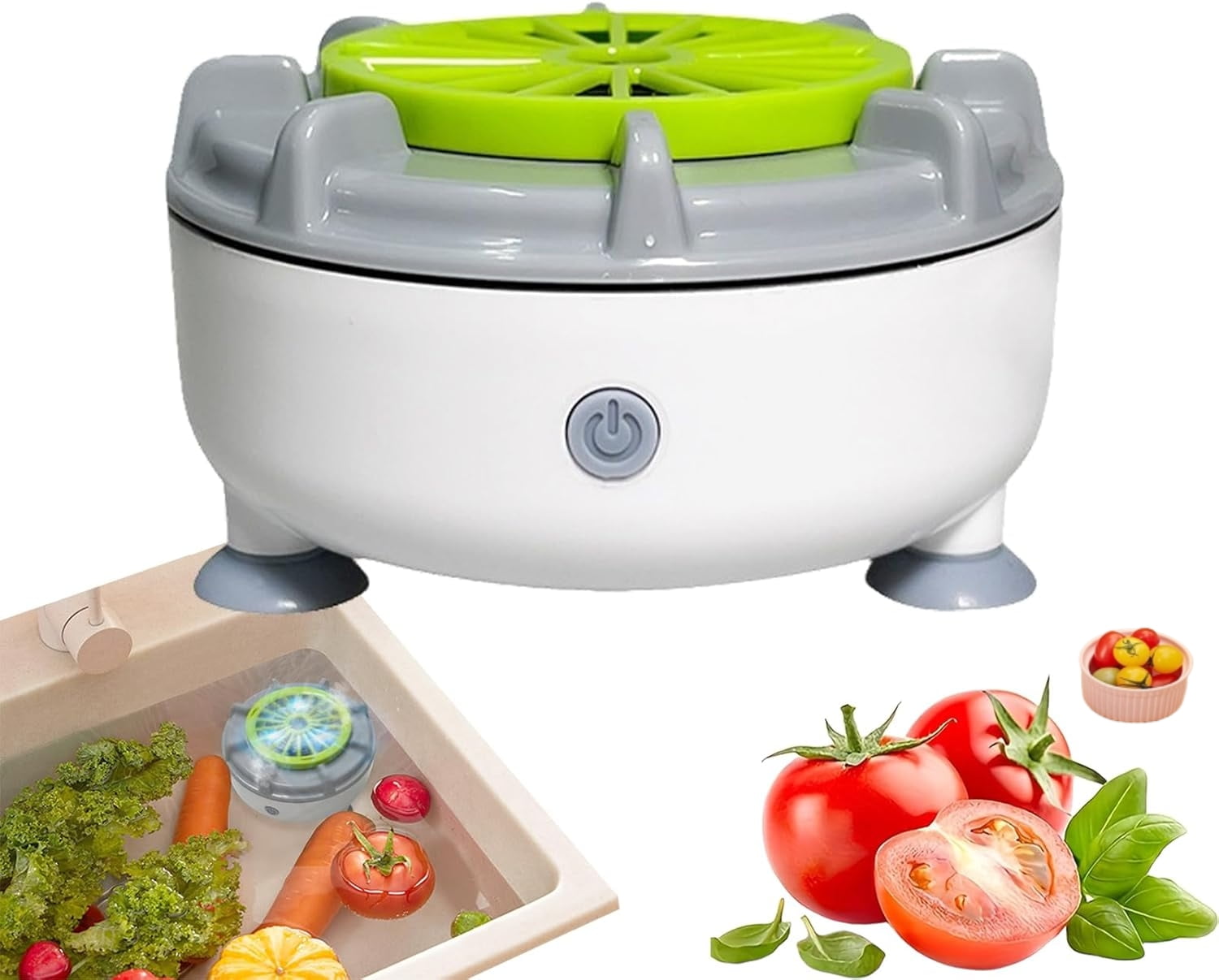 Seattleget Efficient Portable Fruit and Vegetable Washers, Ultrasonic ...