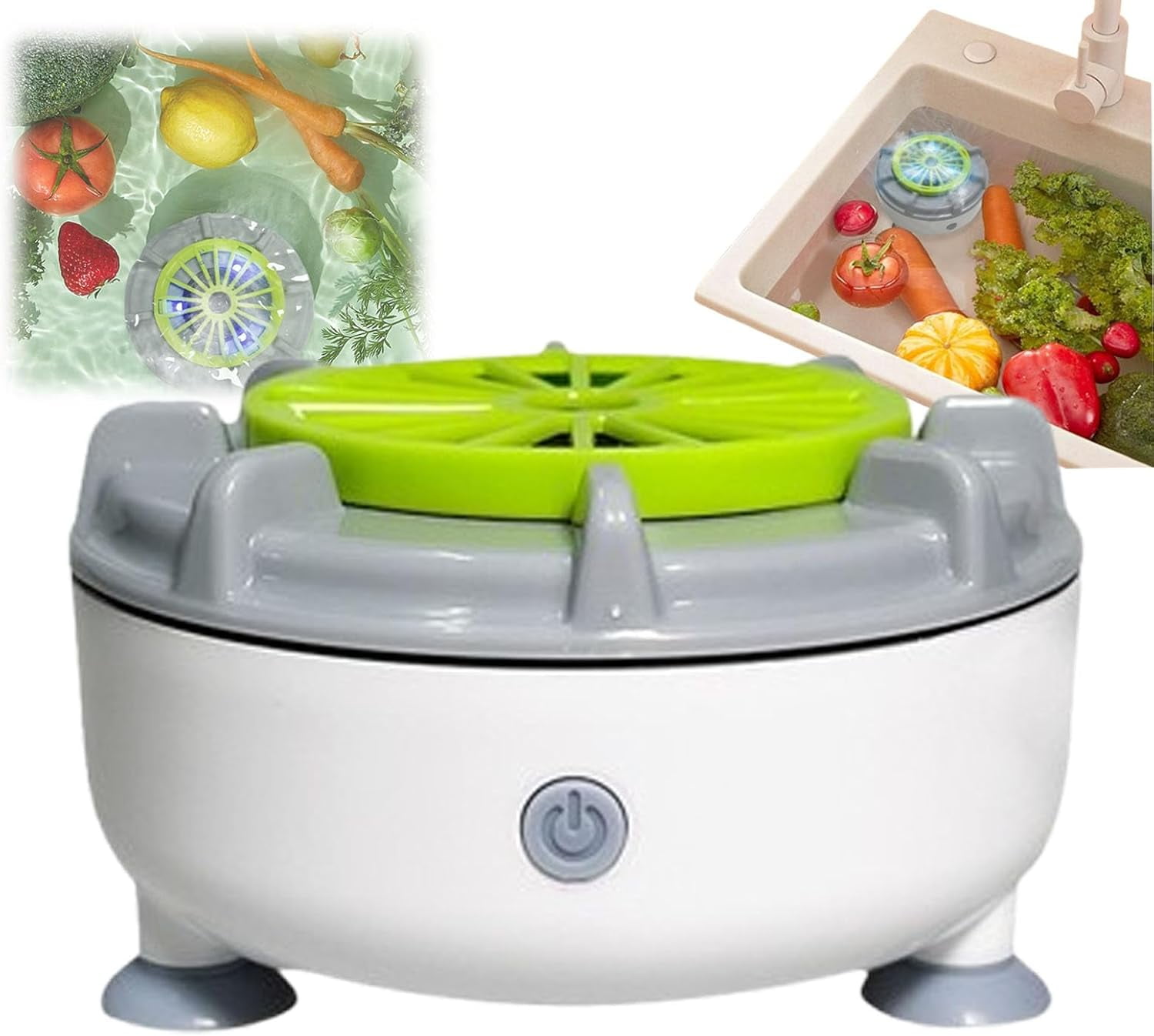 Seattleget Efficient Portable Fruit and Vegetable Washers, Automatic ...