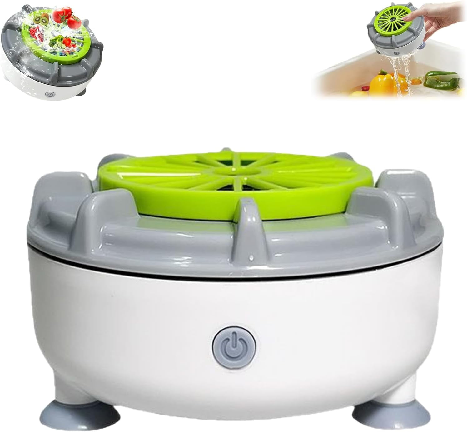 Seattleget Efficient Portable Fruit and Vegetable Washers, USB ...