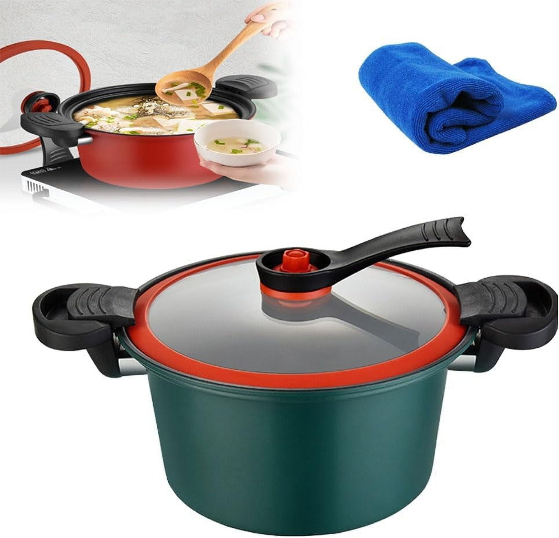 Seattleget Micro Pressure Stockpot,Gas Stove/Open Fire Induction Cooker ...