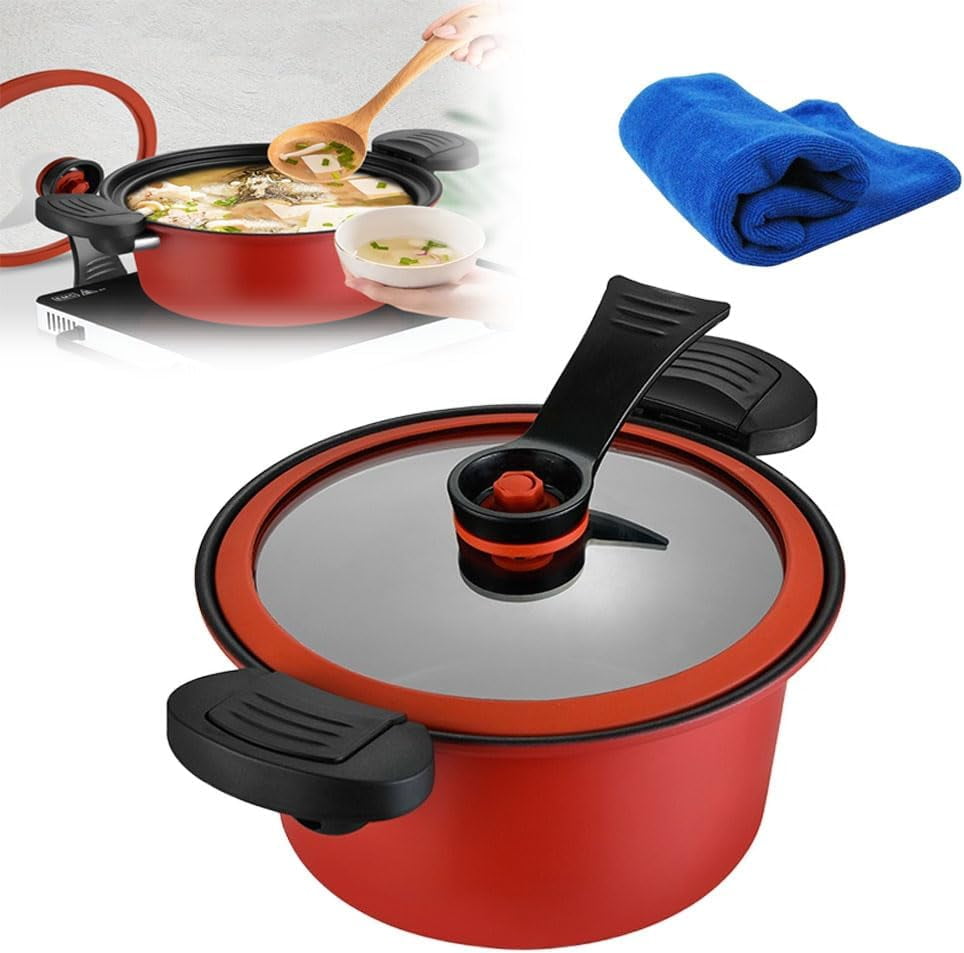 Seattleget Micro Pressure Stockpot,Gas Stove/Open Fire Induction Cooker ...