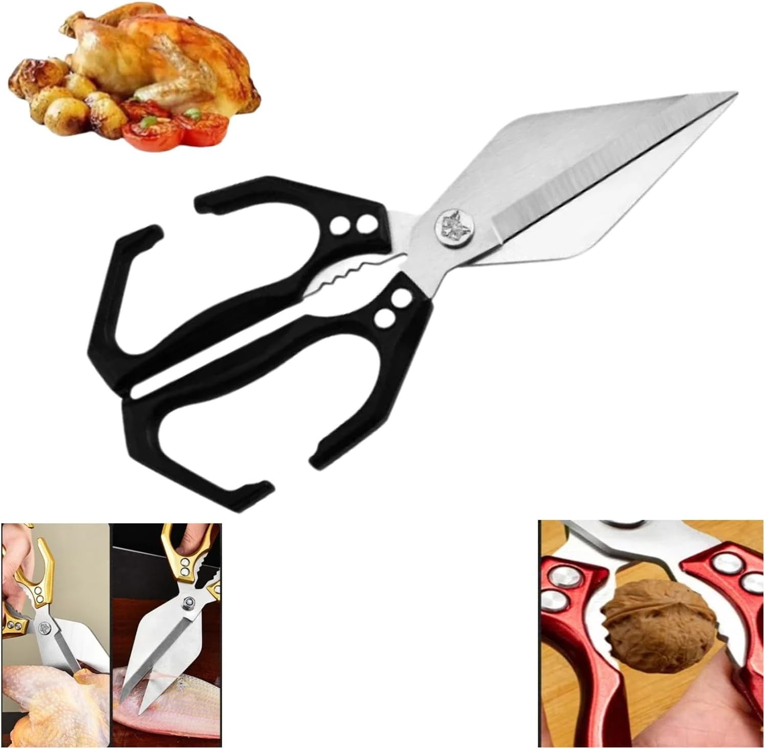 Seattleget Multifunctional Heavy-Duty Kitchen Shears,2025 Kitchen ...