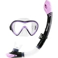 Seavenger Aviator Mask And Snorkel | Snorkeling Set With Dry Top | Men ...