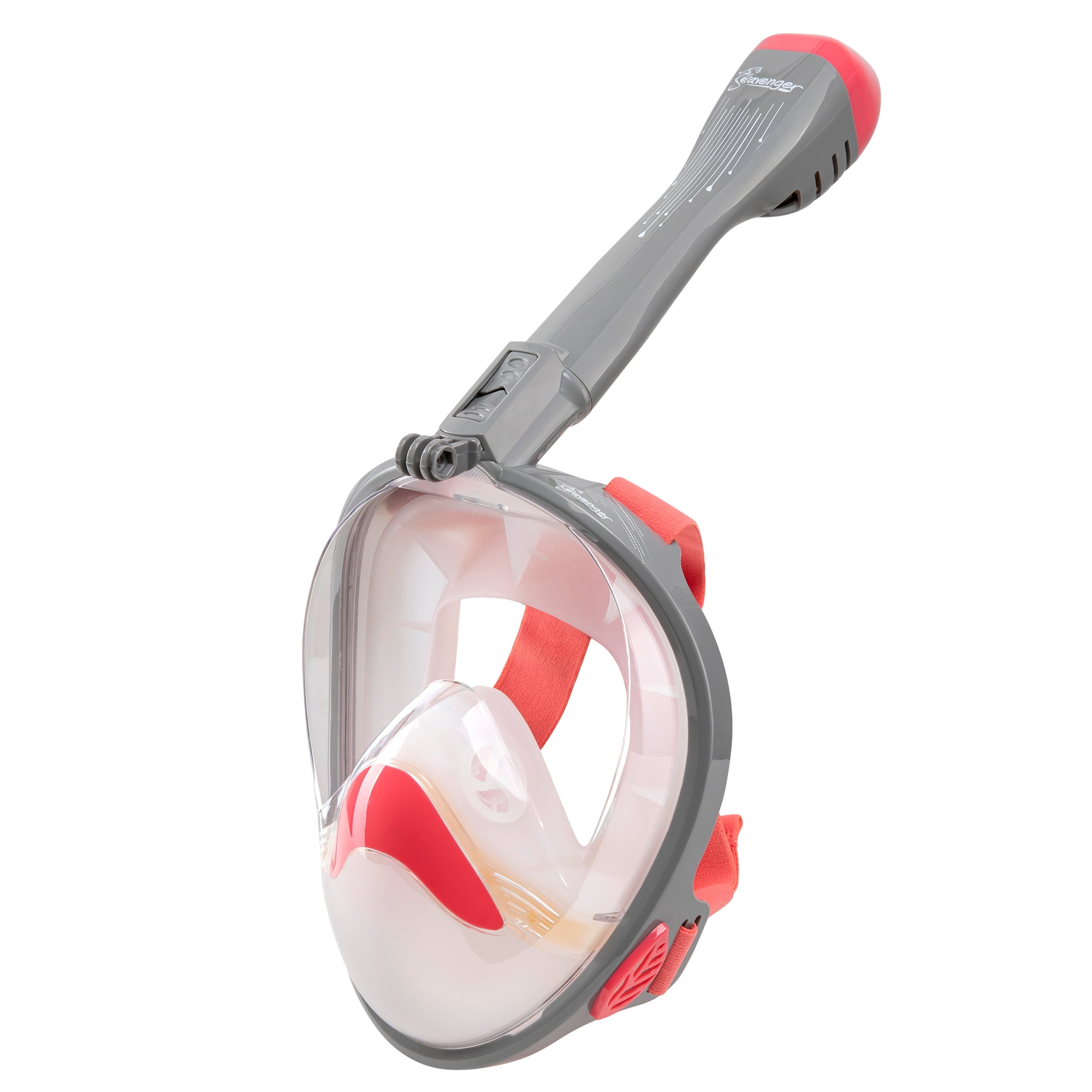 Seavenger Nautilus Full Face Snorkel Mask with New Breathing System ...