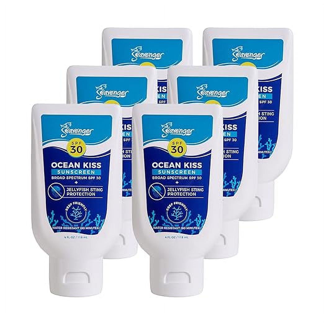 Seavenger Ocean Kiss Coral Reef Safe Anti-Jellyfish SPF 30-50 Sunscreen ...