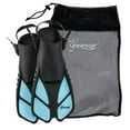 Seavenger Torpedo Swim Fins | Travel Size | Snorkeling Flippers With ...
